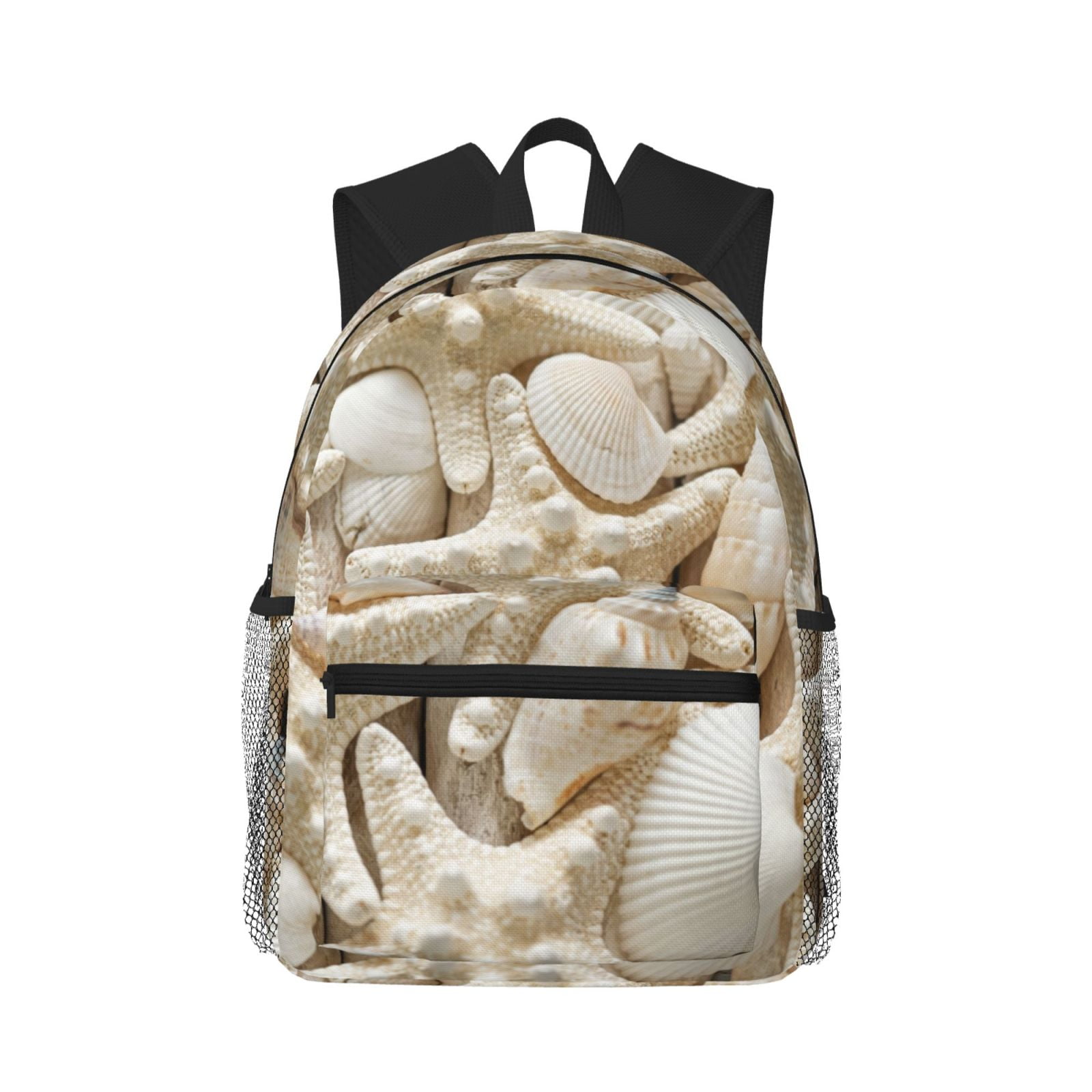 Gaeub Starfish and Sea Shells School Backpack Waterproof Bookbag for ...