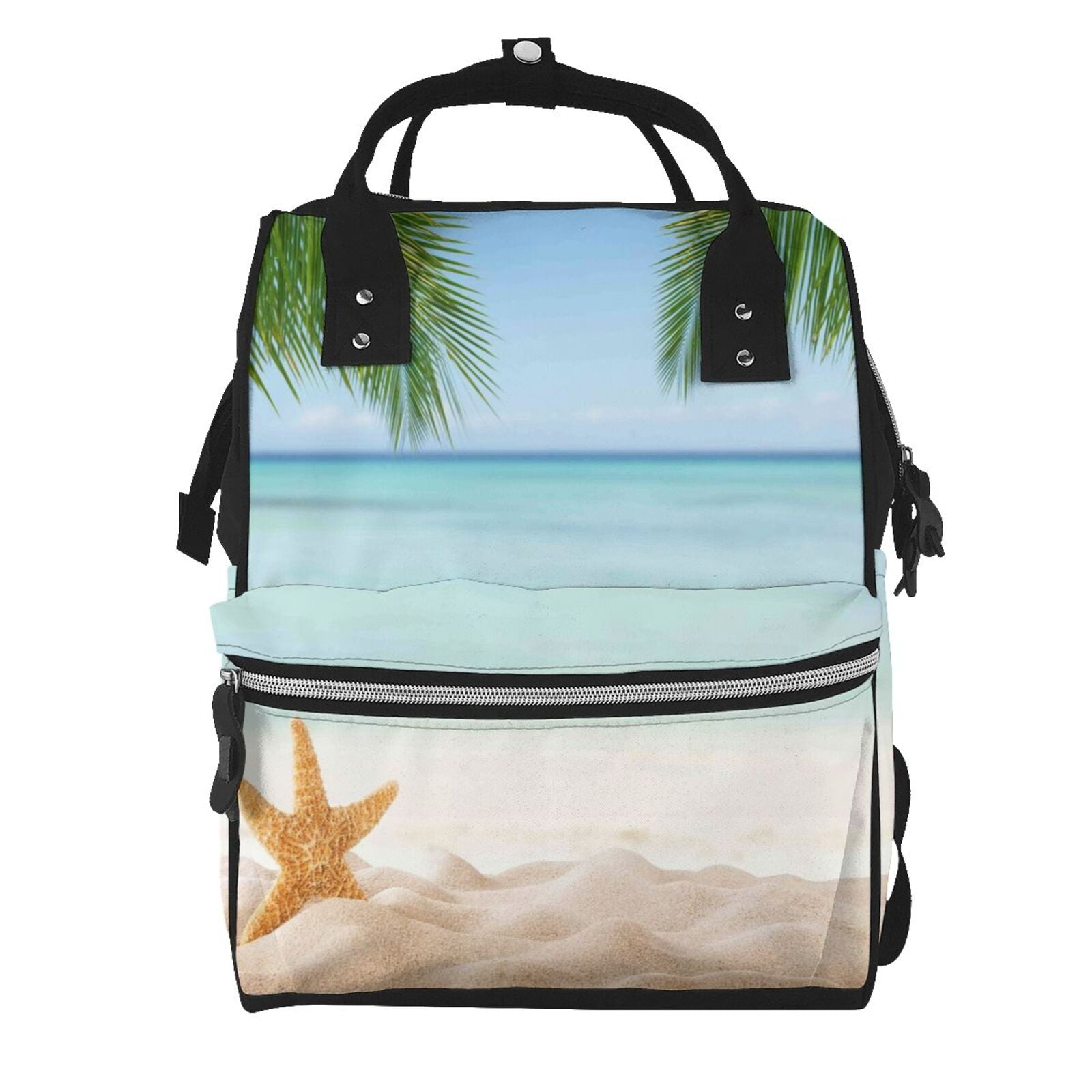 Gaeub Starfish in Beach Print Mummy Diaper Bag Backpack,Durable ...