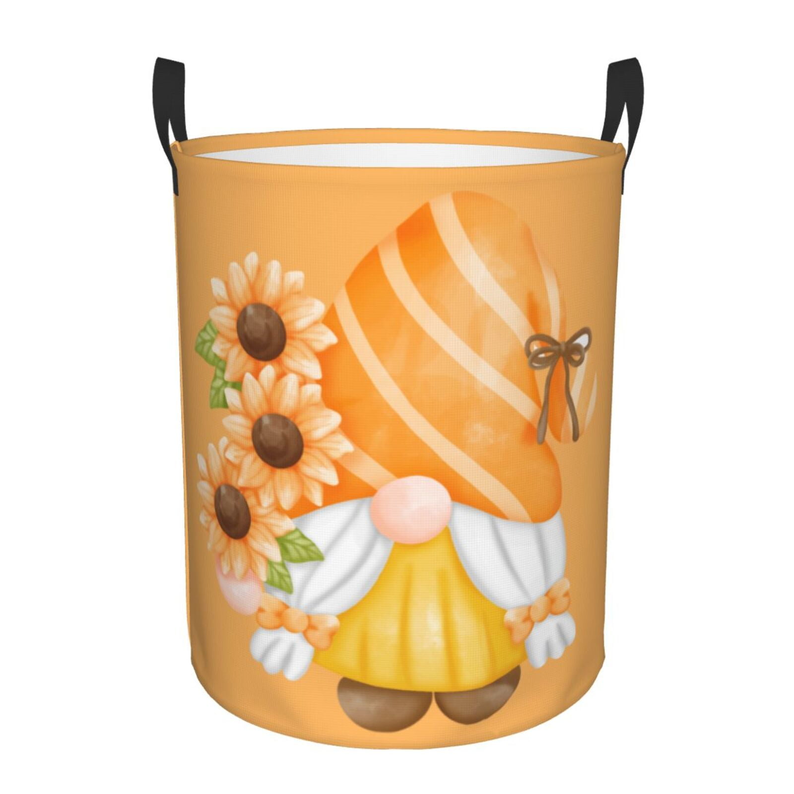 Gaeub Sunflower Gnomes 2 Dirty Clothes Storage Basket, Toy Storage Bin ...