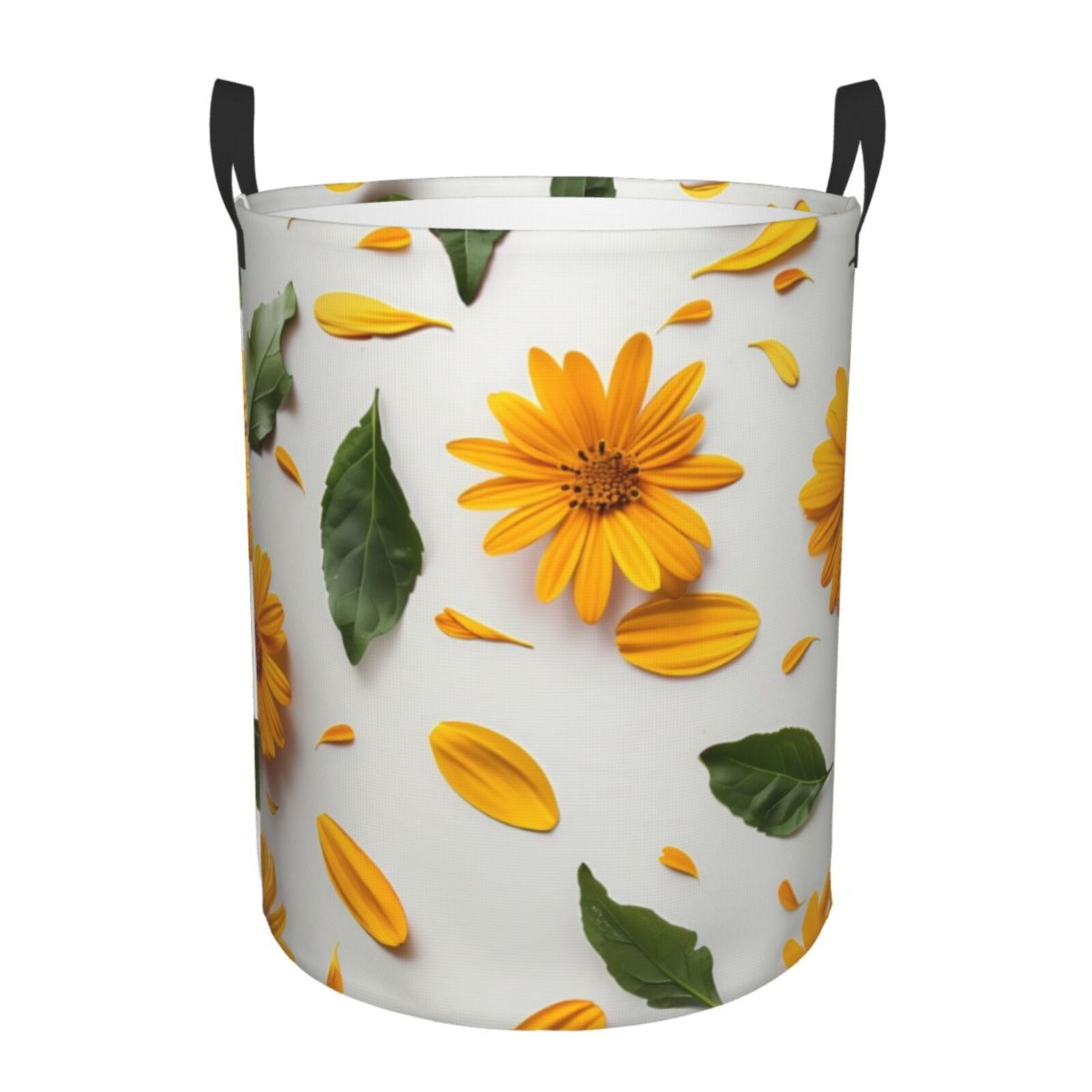Gaeub Sunny Yellow SunFlower Dirty Clothes Storage Basket, Toy Storage ...