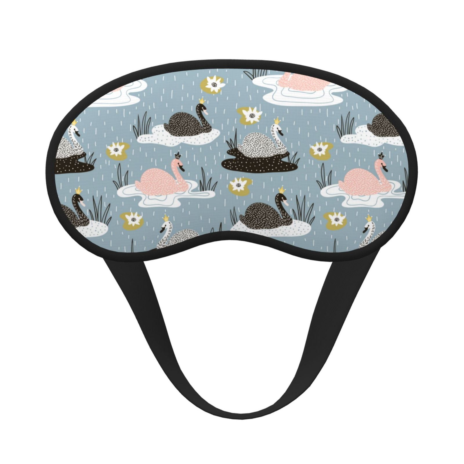 Gaeub Swan Princess On Lake Printed Sleep Mask, Eye Masks for Sleeping ...