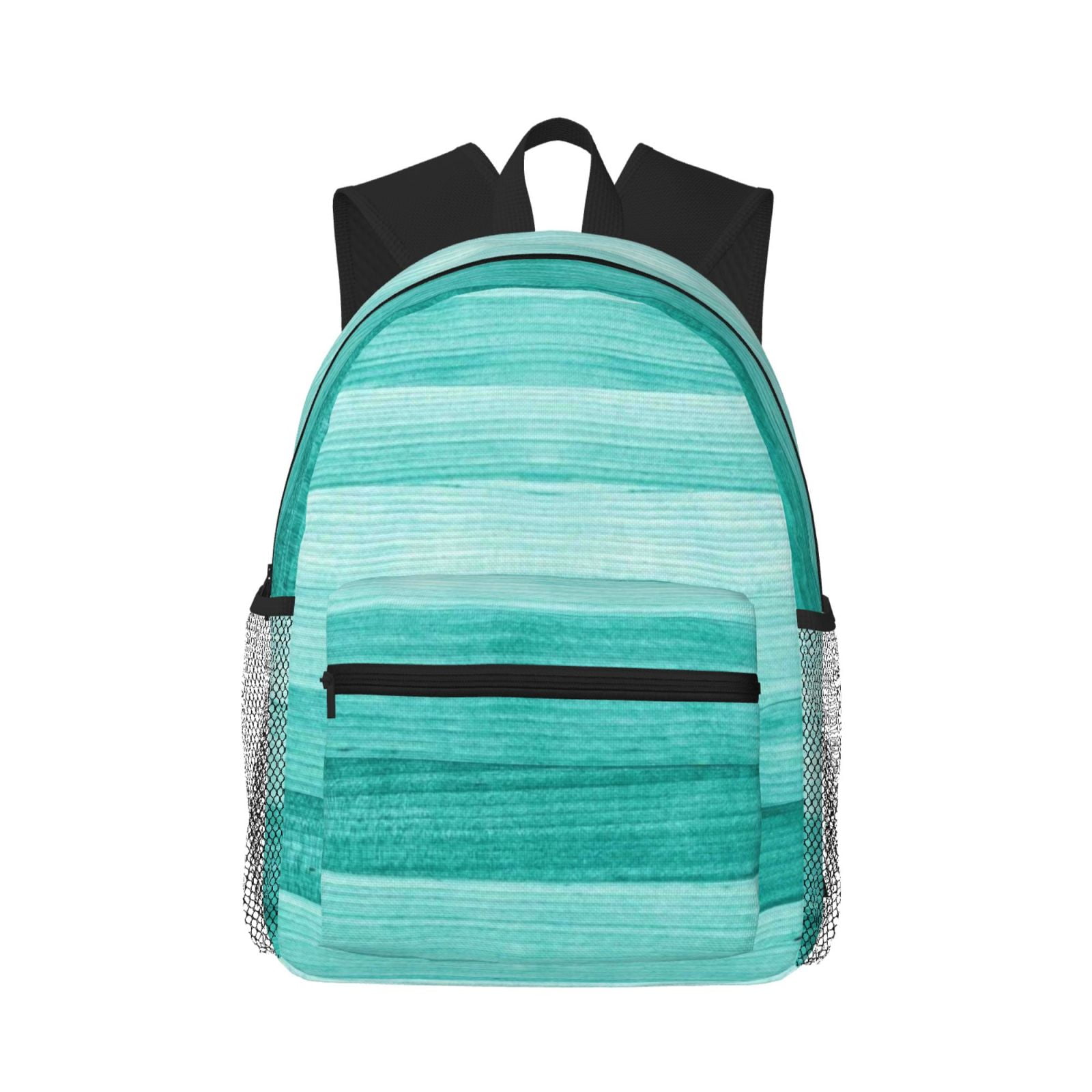 Gaeub Teal Turquoise School Backpack Waterproof Bookbag for Men Women ...