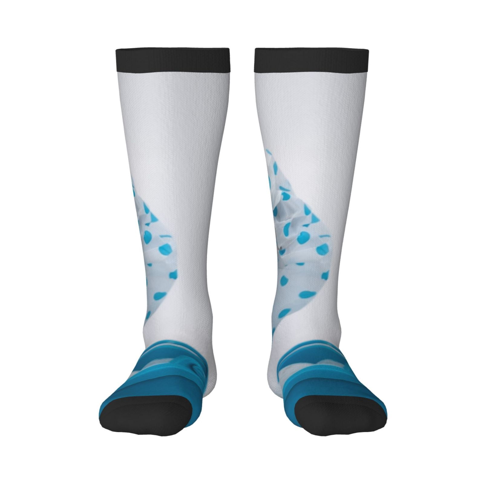 Gaeub Terrier Takes A Bath With Shower Cap Printed Design Socks ...