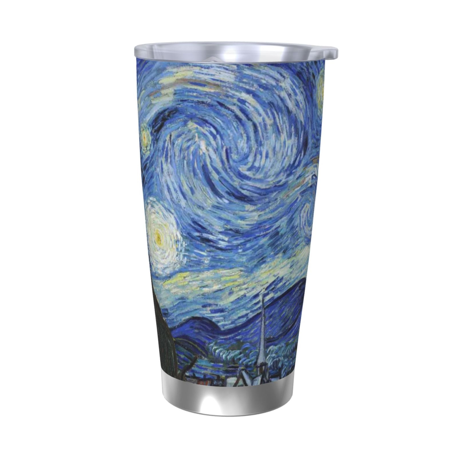 Gaeub The Starry Night Print 20-Ounce Stainless Steel Car Cup,Tumblers ...