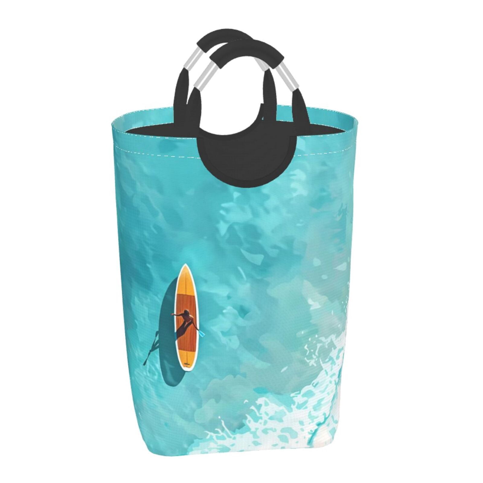 Gaeub Tranquil Ocean Canoe Journey Print 50L Large Laundry Hampers with ...