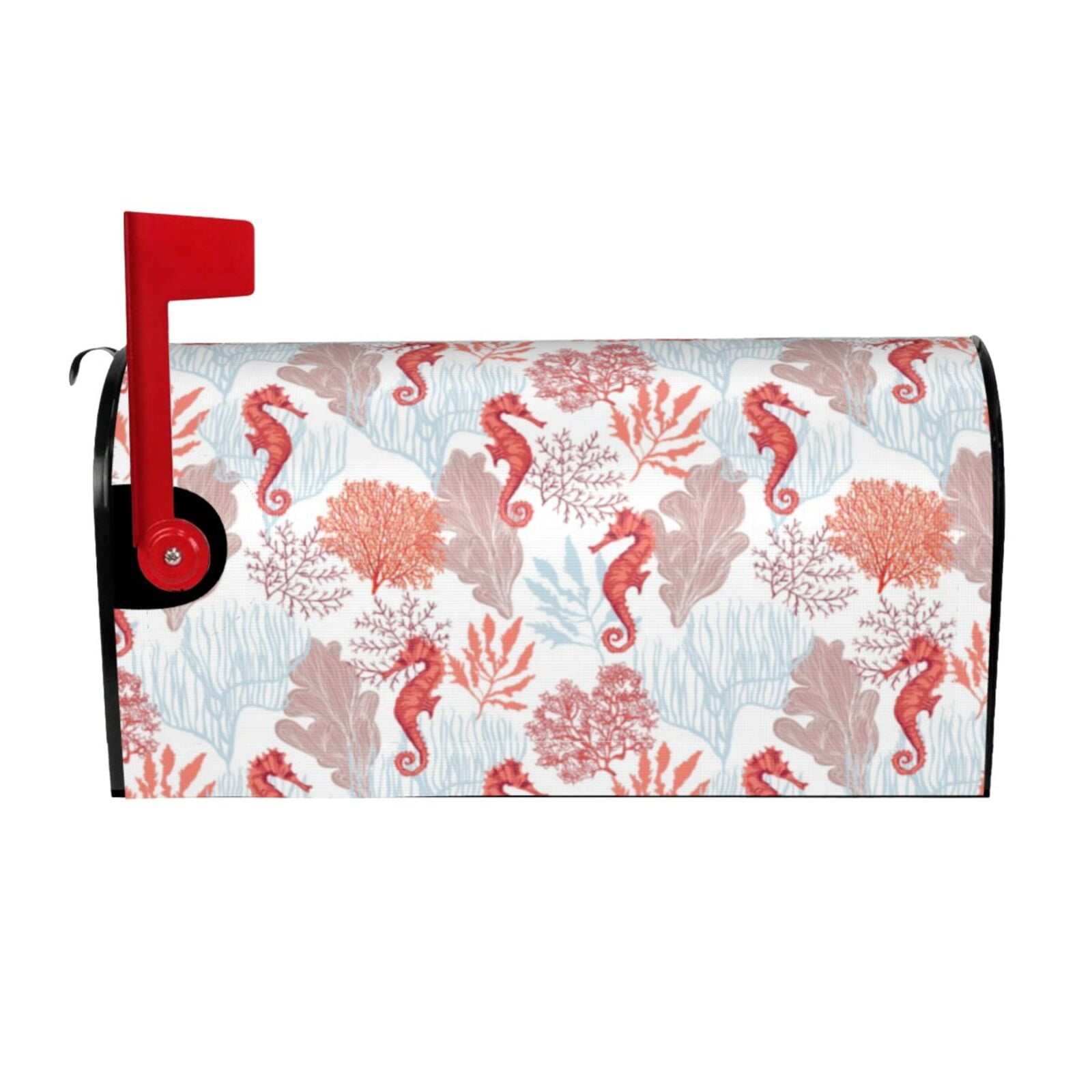 Gaeub Tropical Corals Seahorse Print Mailbox Covers Magnetic,Mailbox ...
