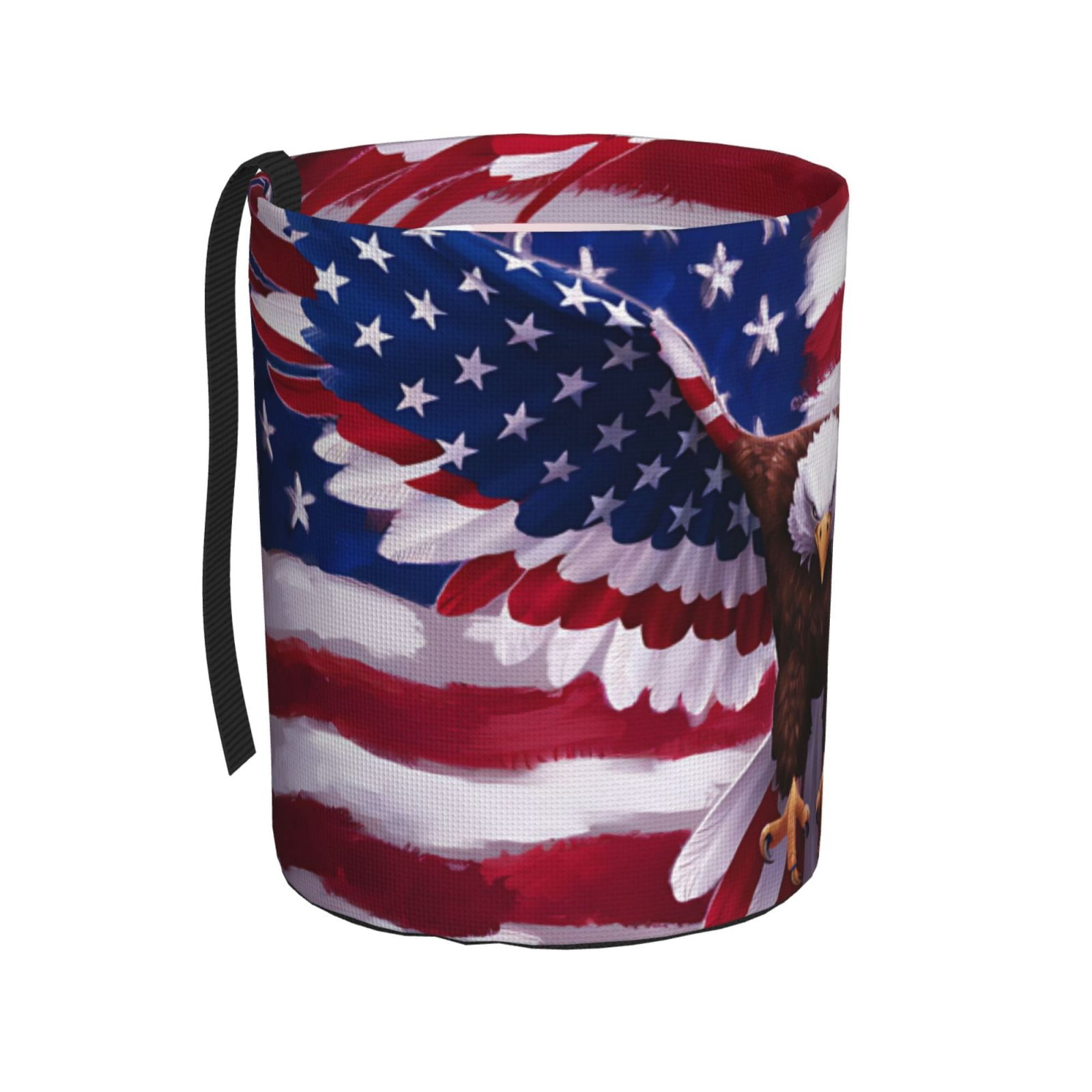 Gaeub USA Eagle with Spread Wings Print Car Trash Can, Collapsible ...