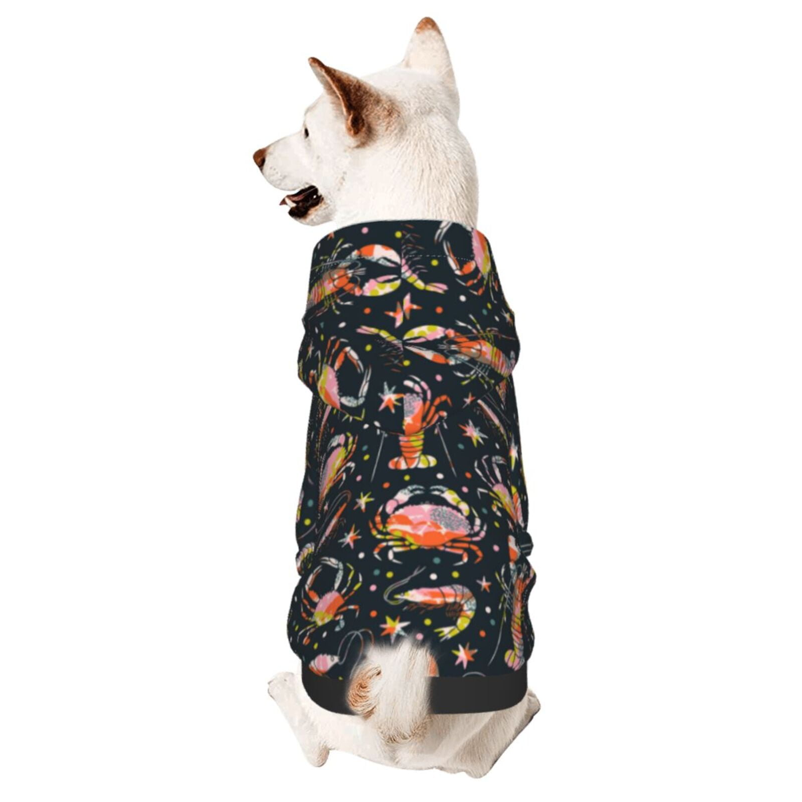 Gaeub Various Crustaceans Print Small Pets Wear Hoodies,Dog Pullover ...