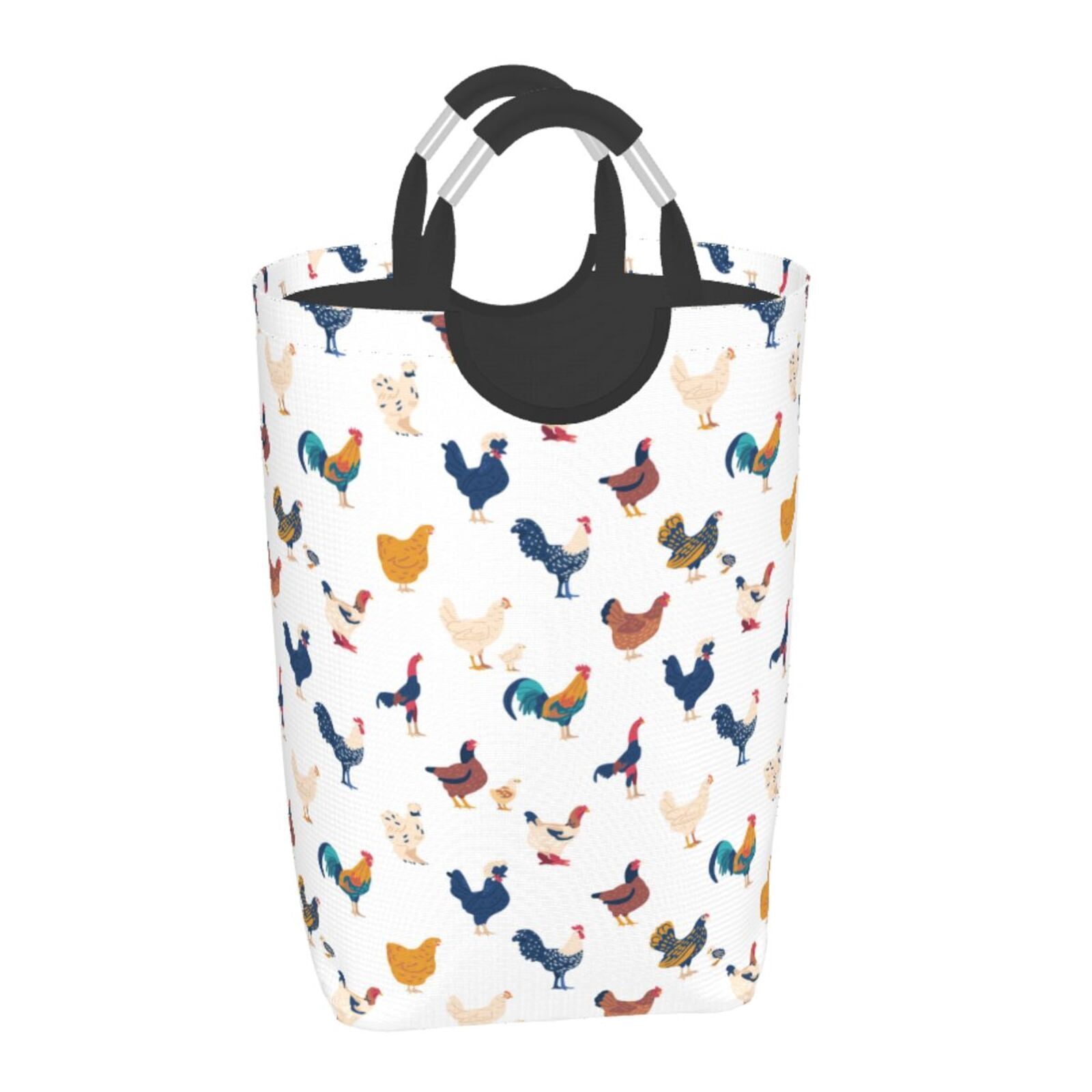 Gaeub Various Rooster Print 50L Large Laundry Hampers with Handles ...