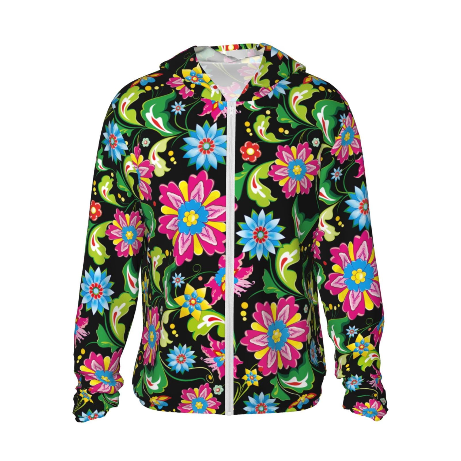 Gaeub Vector Mexican Otomi Style Bright Men's and Women's UPF 50+ Long-Sleeved Sun Protection ...