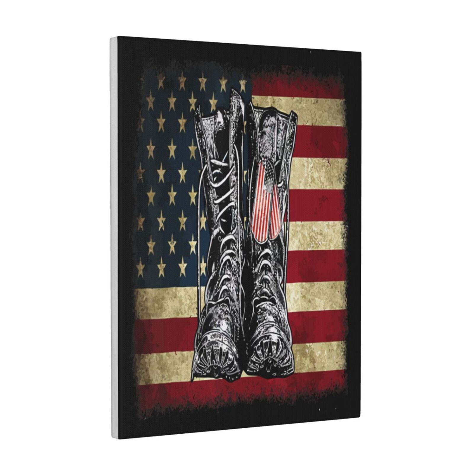 Gaeub Veterans Day1 Print Canvas Wall Art for Bathrooms Bedroom,Wall ...