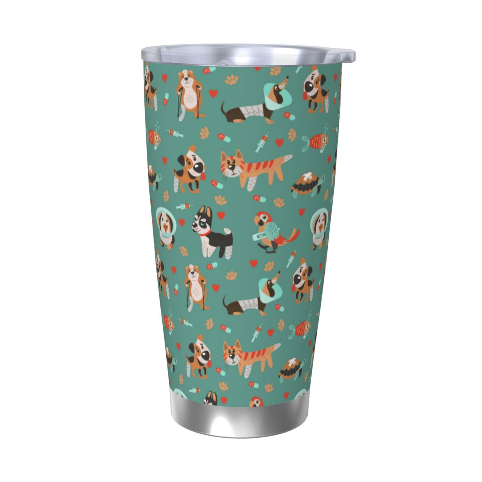 Gaeub Veterinary Clinics Print 20-Ounce Stainless Steel Car Cup ...