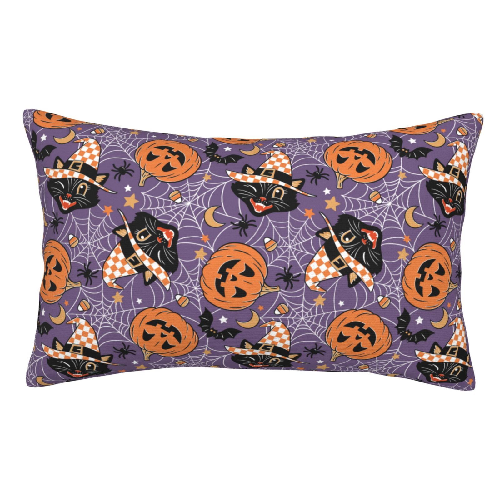 Gaeub Vintage Halloween Black Cat Women's Short Sleeve One Piece ...