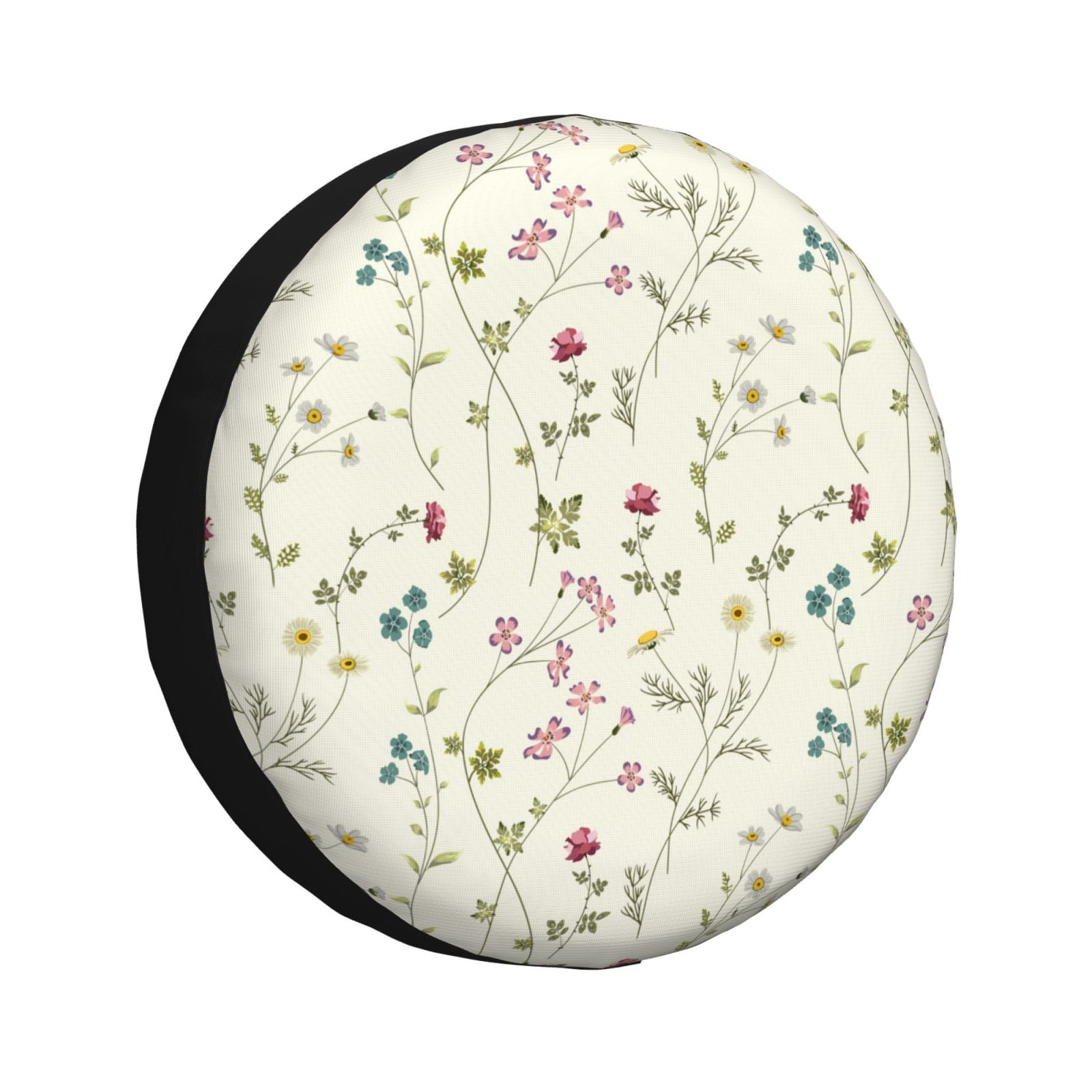 Gaeub Vintage flowers Print 14-17in Tire Cover, Spare Tire Cover, for ...