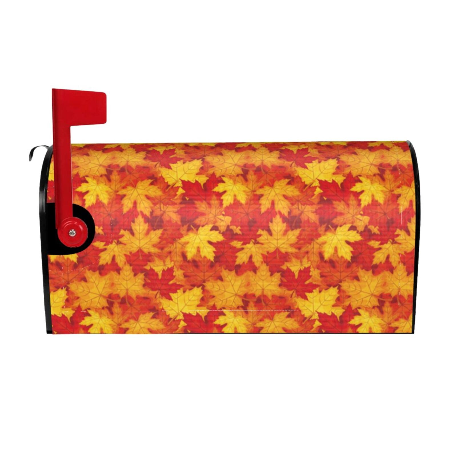 Gaeub Vintage maple leaves autumn Print Mailbox Covers Magnetic,Mailbox ...