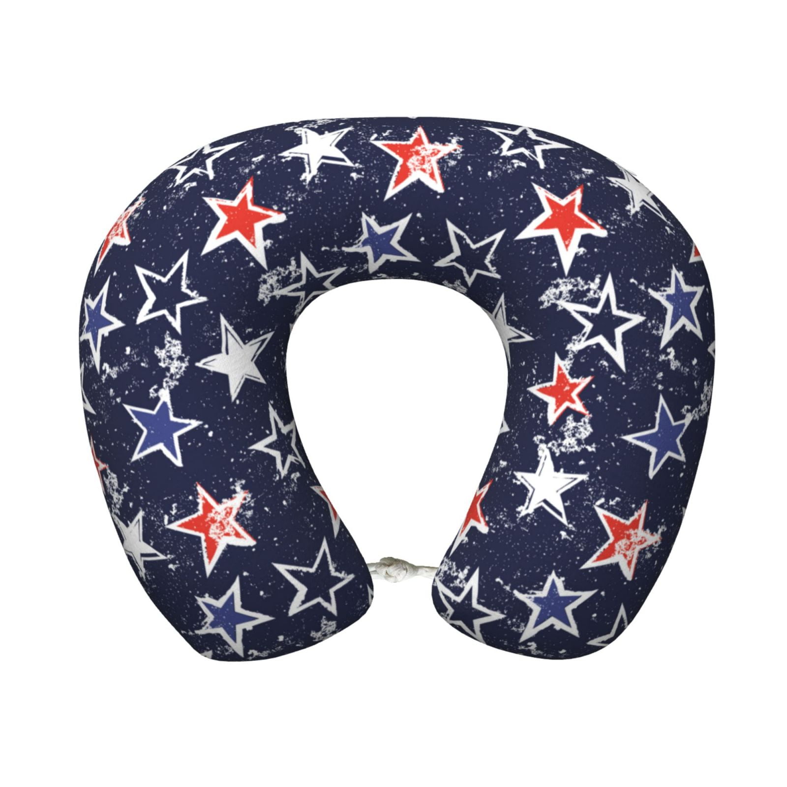 Gaeub Watercolor Stars Print Memory Foam Travel Pillow,U-Shaped Neck ...