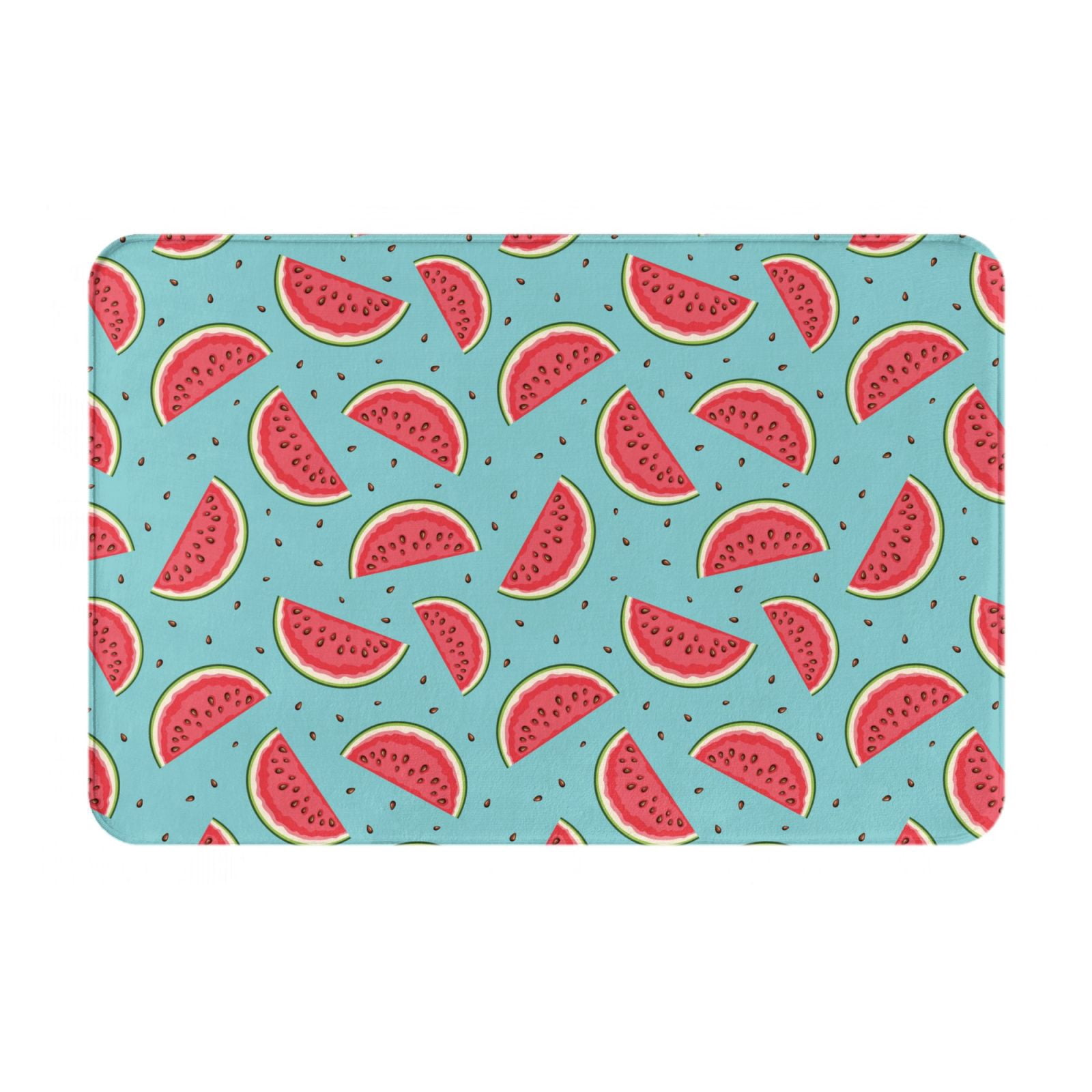 Gaeub Watermelon Print Door Mat with Heavy Duty Backing,Welcome Mats ...