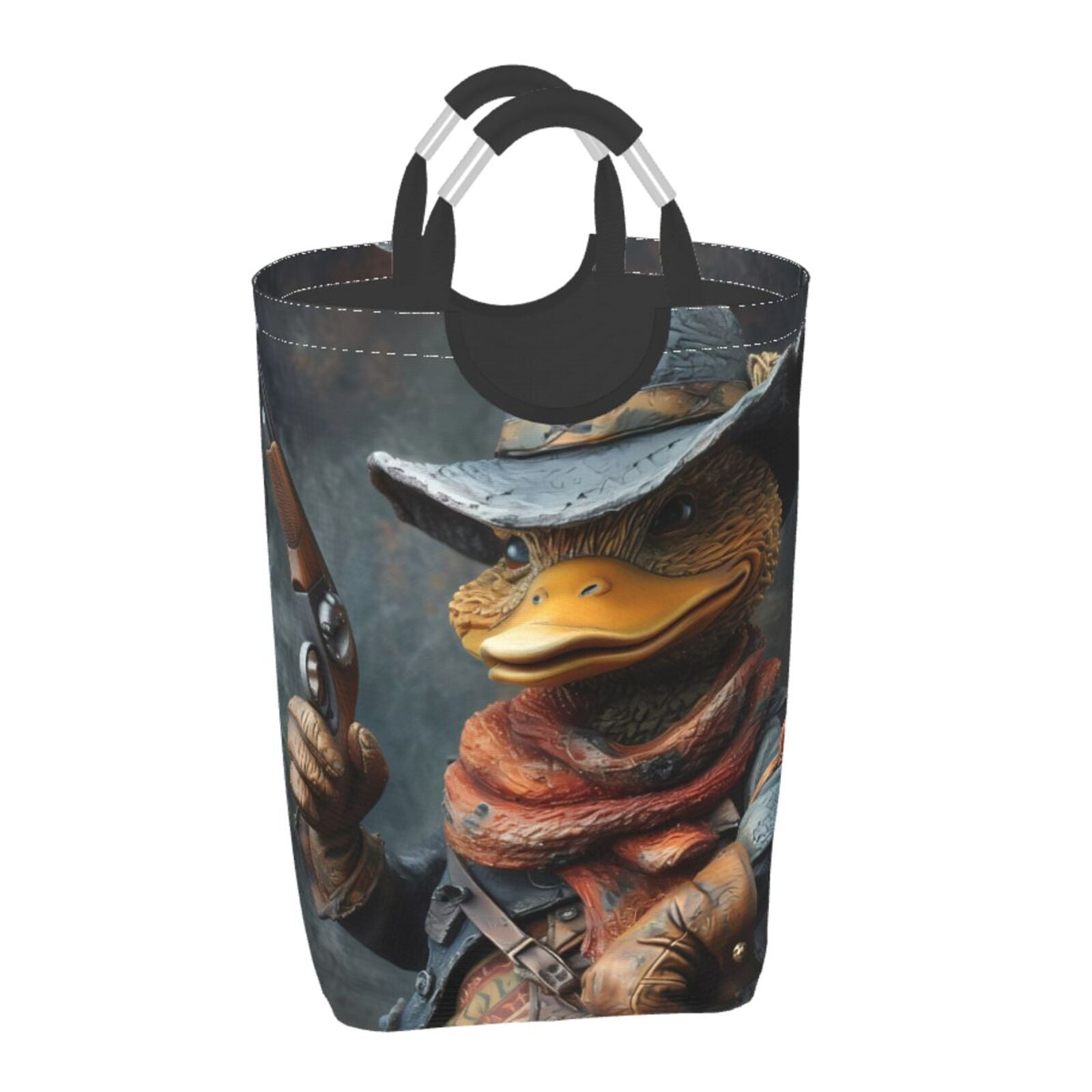 Gaeub Western Cowboy Duck Print 50L Large Laundry Hampers with Handles ...