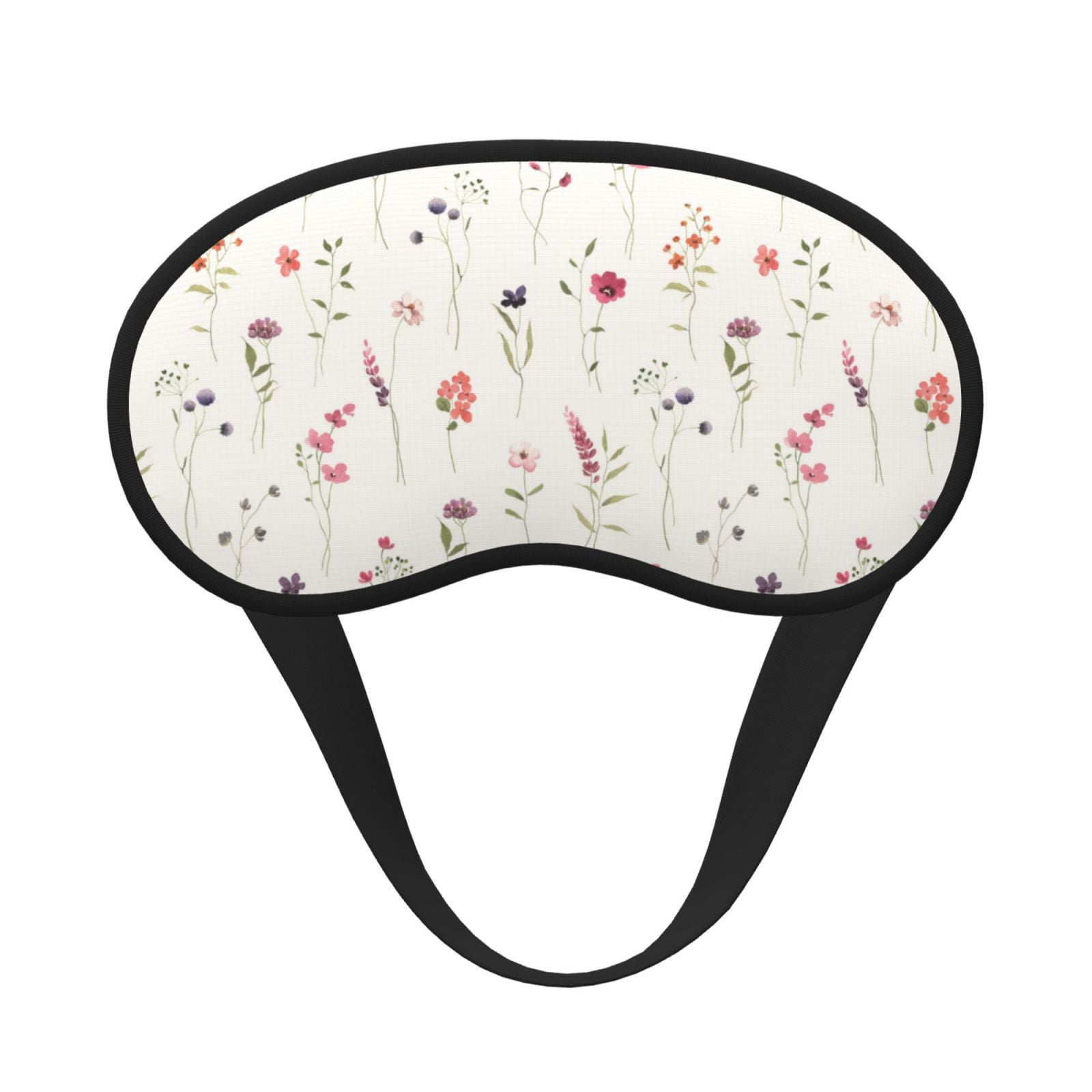 Gaeub Wildflower Watercolor Printed Sleep Mask, Eye Masks for Sleeping ...