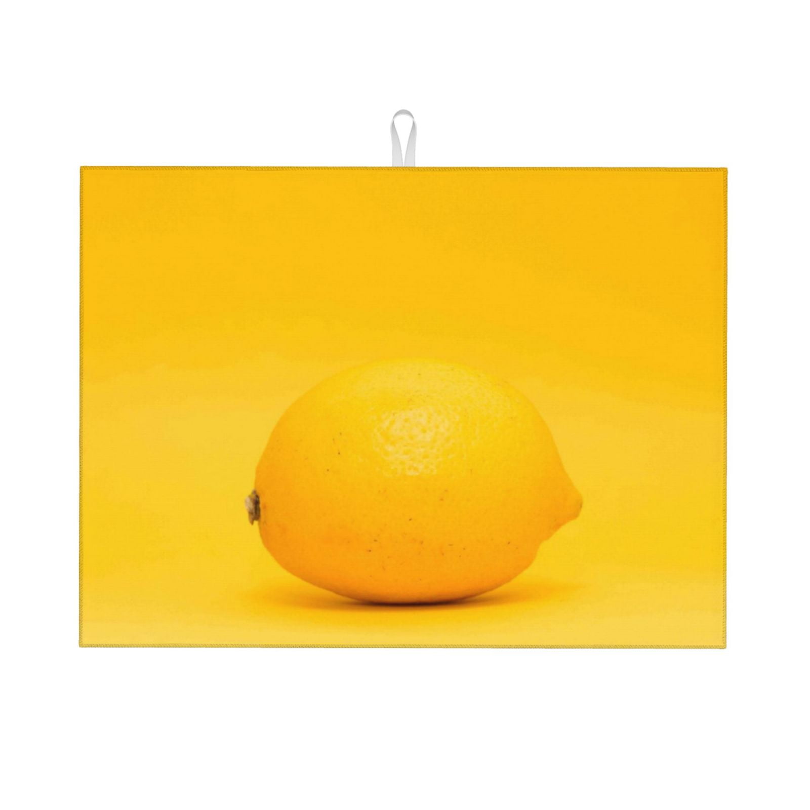 Gaeub Yellow Lemon Print Dish Drying Mats For Kitchen Counter, Kitchen ...