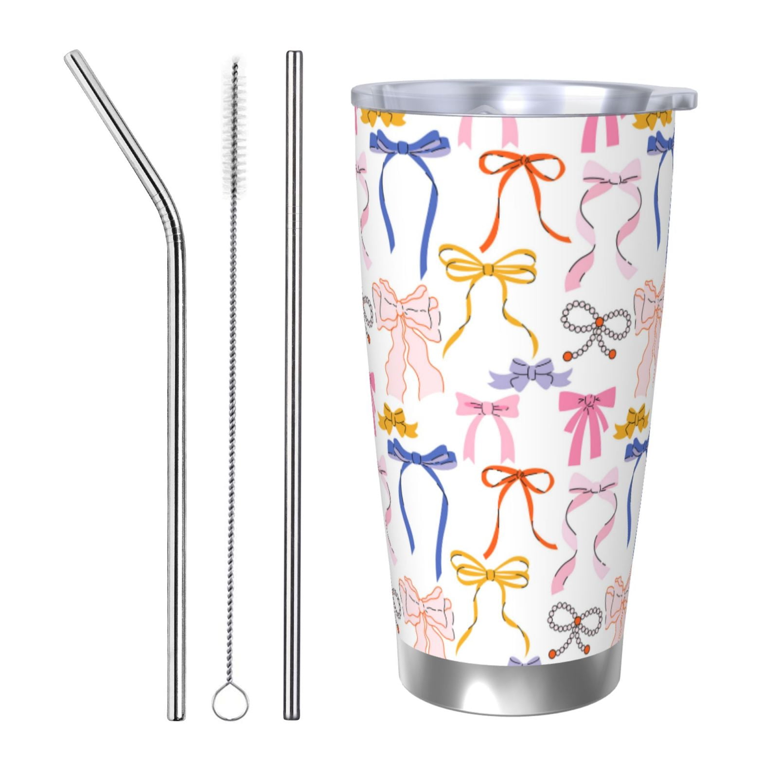 Gaeub bow ribbons Print 20-Ounce Stainless Steel Car Cup,Tumblers Cups ...