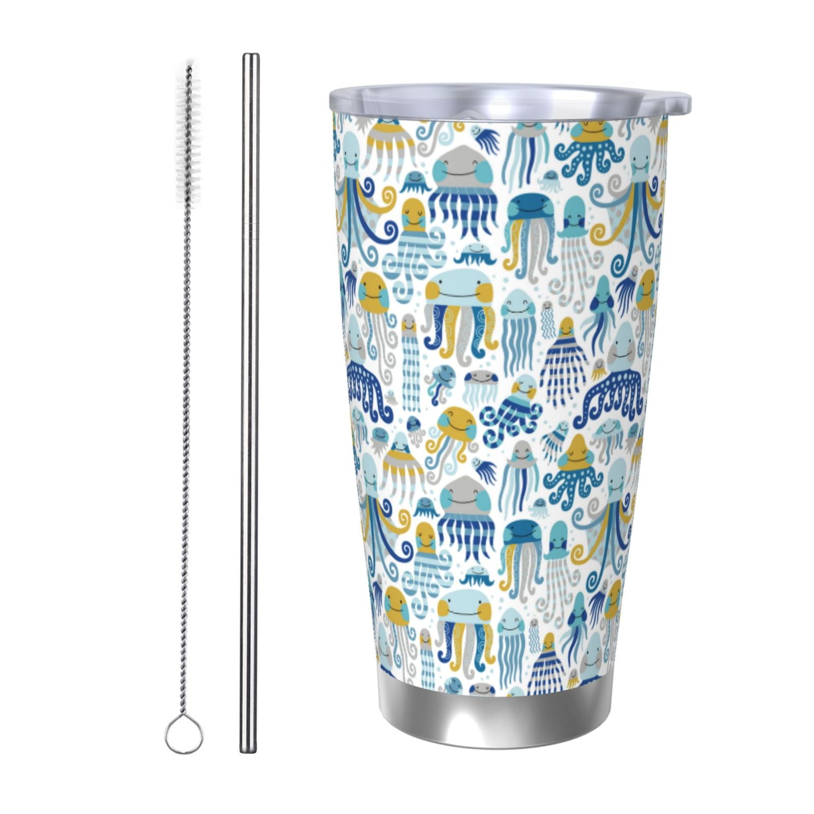 Gaeub cartoon octopus Print 20-Ounce Stainless Steel Car Cup,Tumblers ...