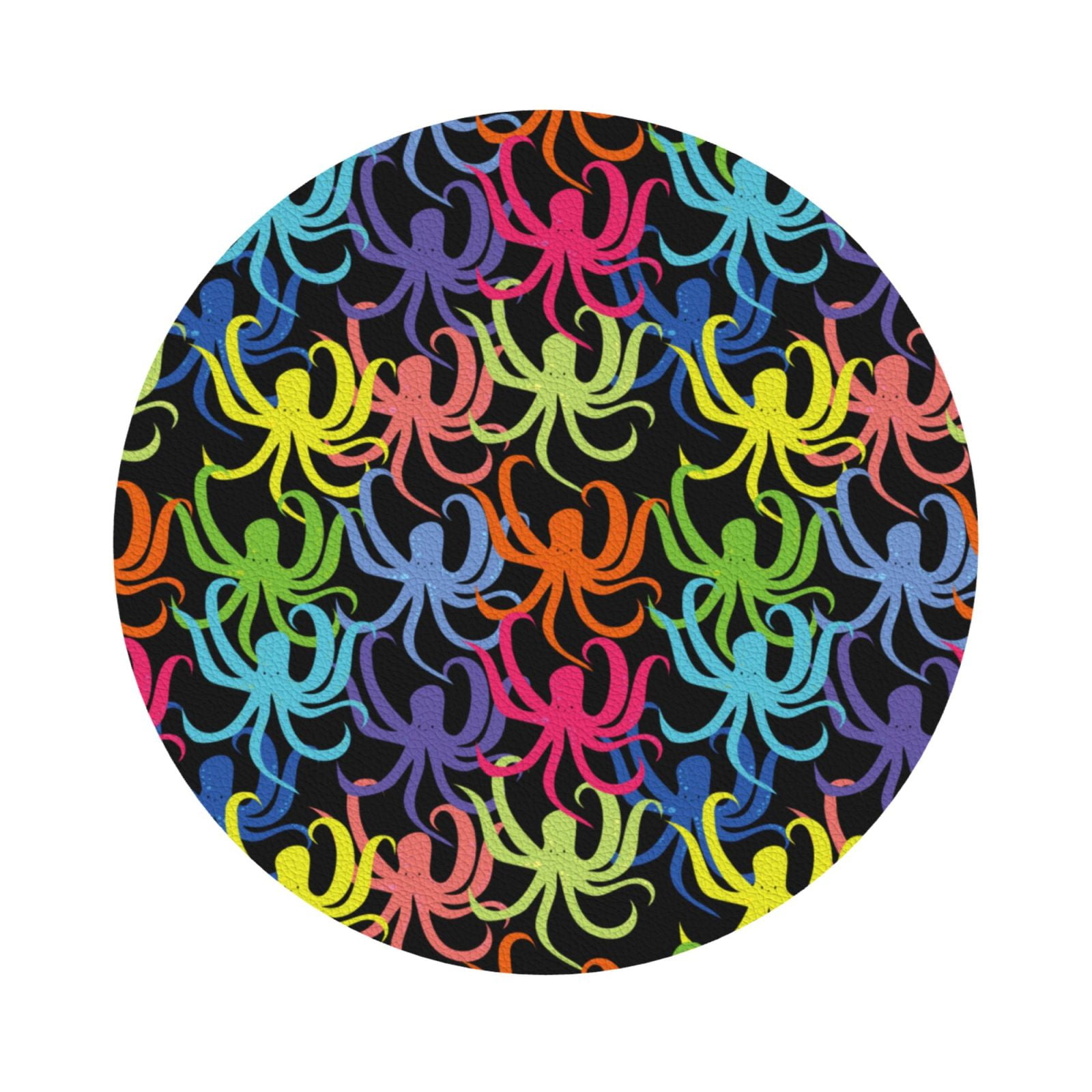 Gaeub cartoon octopus Print 6 Pcs Leather Coasters for Drinks ,Drink ...