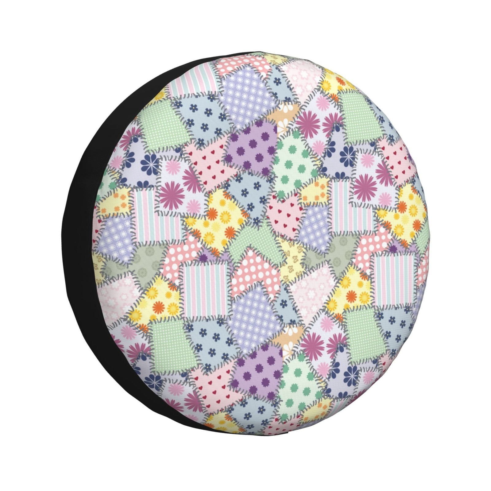 Gaeub different patchwork Print 14-17in Tire Cover, Spare Tire Cover, for Camper Caravan ...