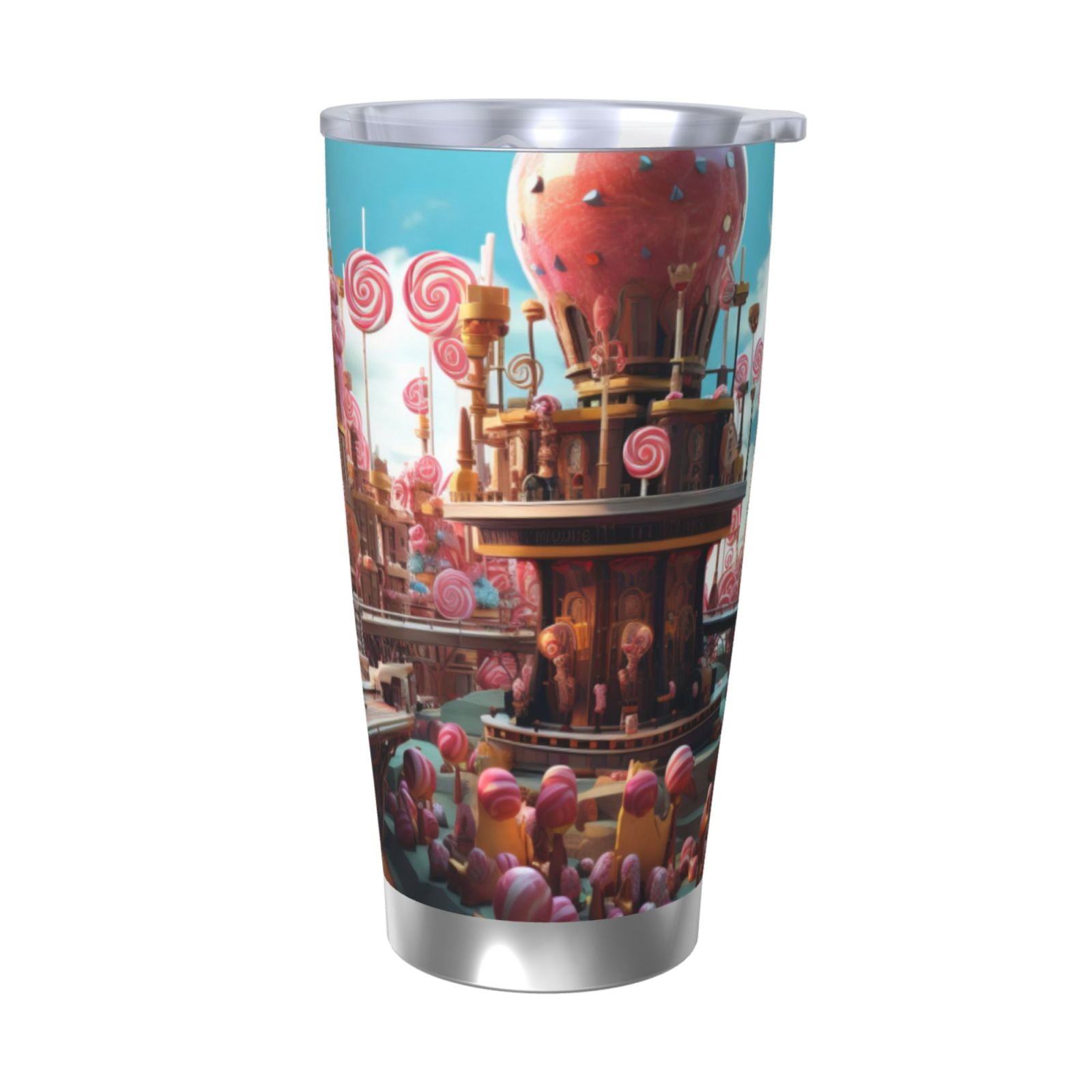 Gaeub fairy-tale-world-with-delicious-candy Print 20-Ounce Stainless ...