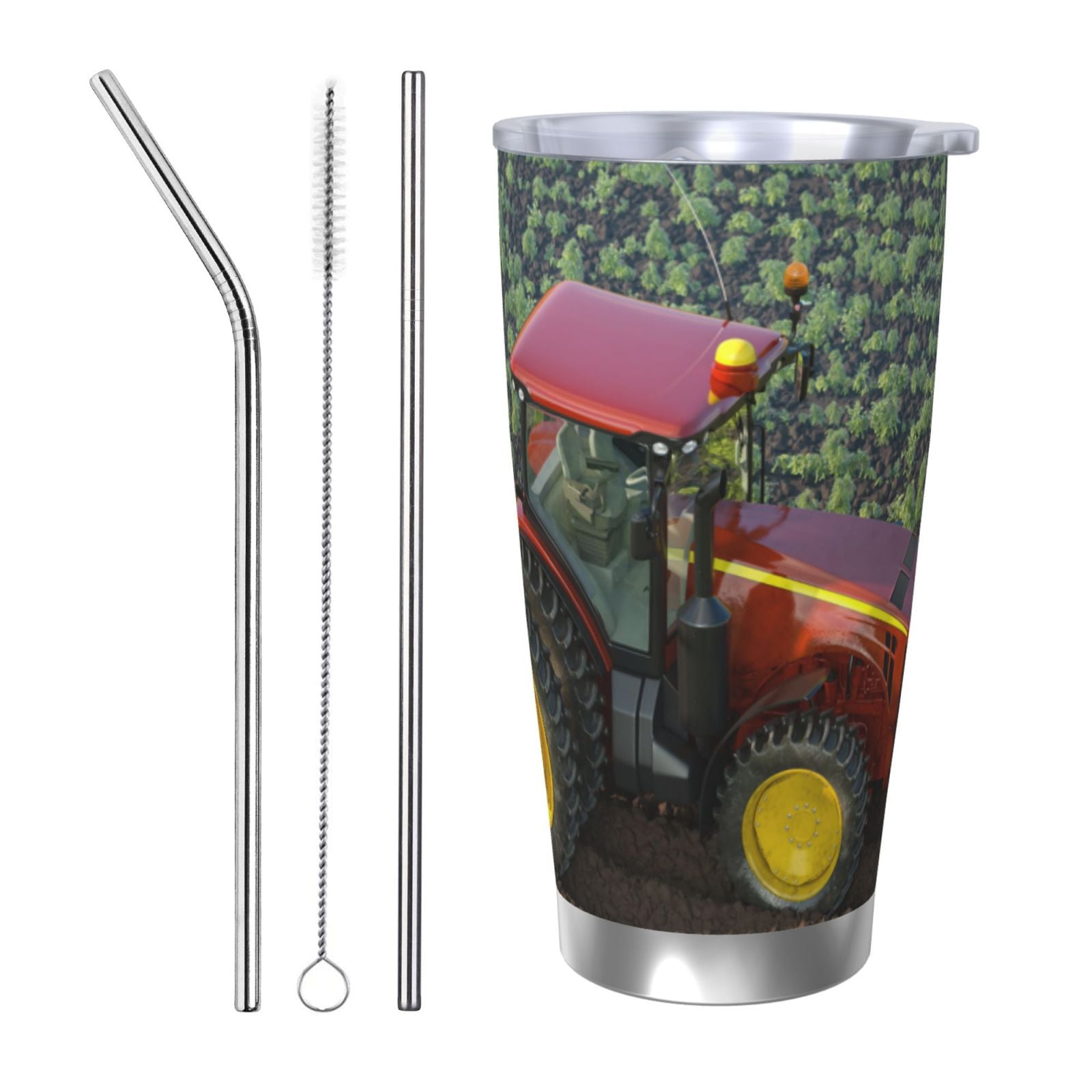 Gaeub farm tractor Print 20-Ounce Stainless Steel Car Cup,Tumblers Cups ...