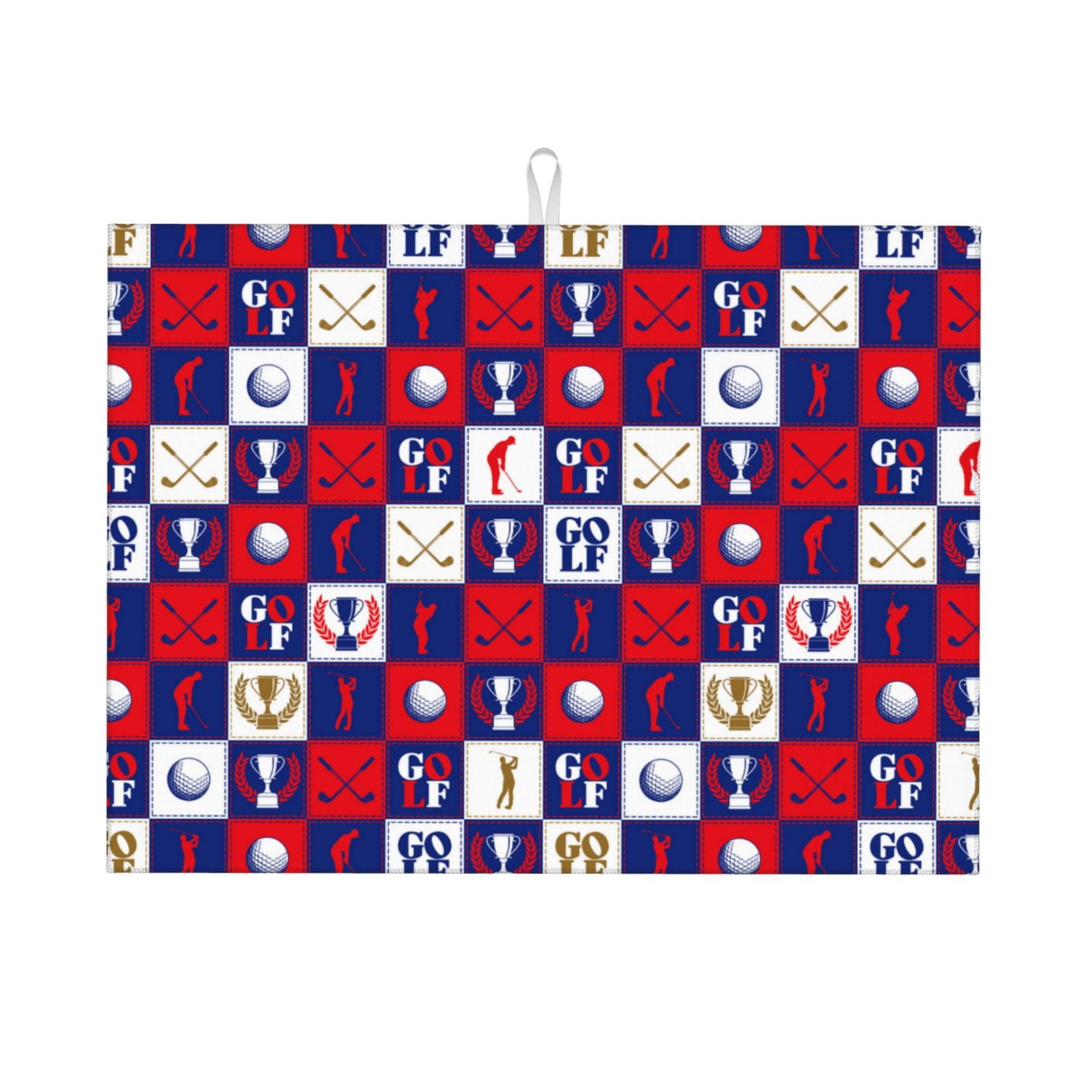 Gaeub golf Print Dish Drying Mats For Kitchen Counter, Kitchen Drying ...