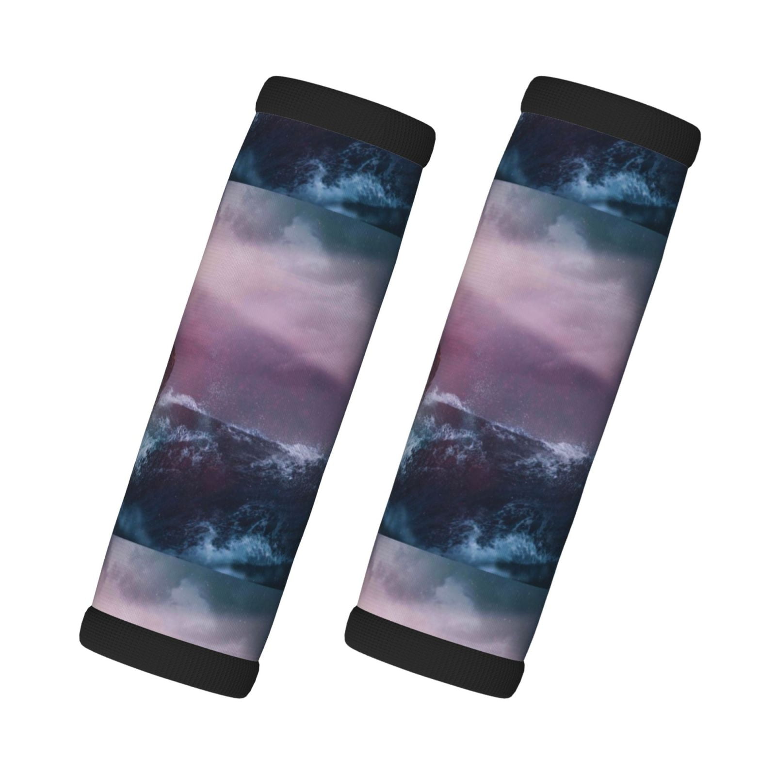 Gaeub lighthouse Waves Torrential Rain Print Luggage Handles Wrap Grips ...