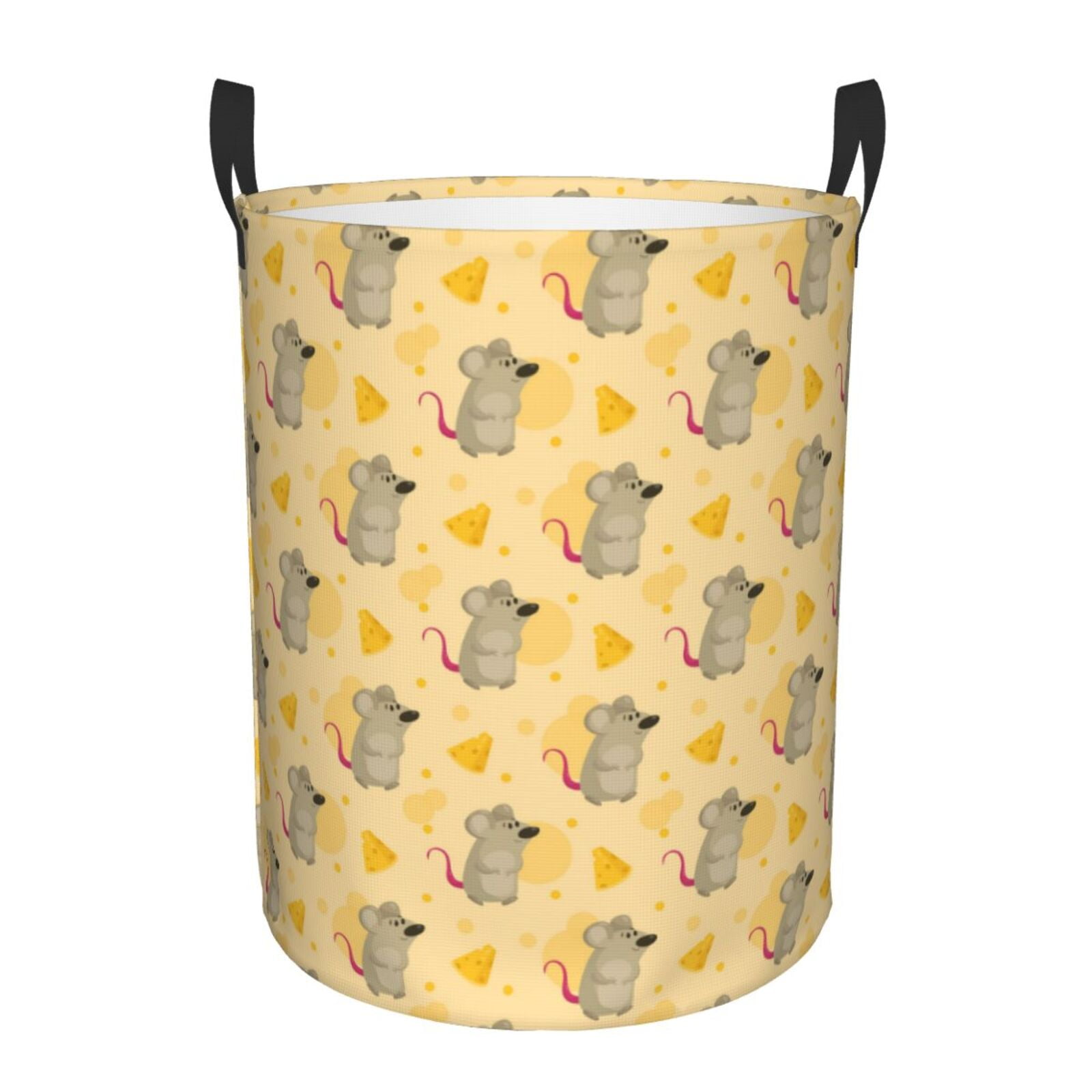 Gaeub mouse and cheese Print Dirty Clothes Storage Basket, Toy Storage ...