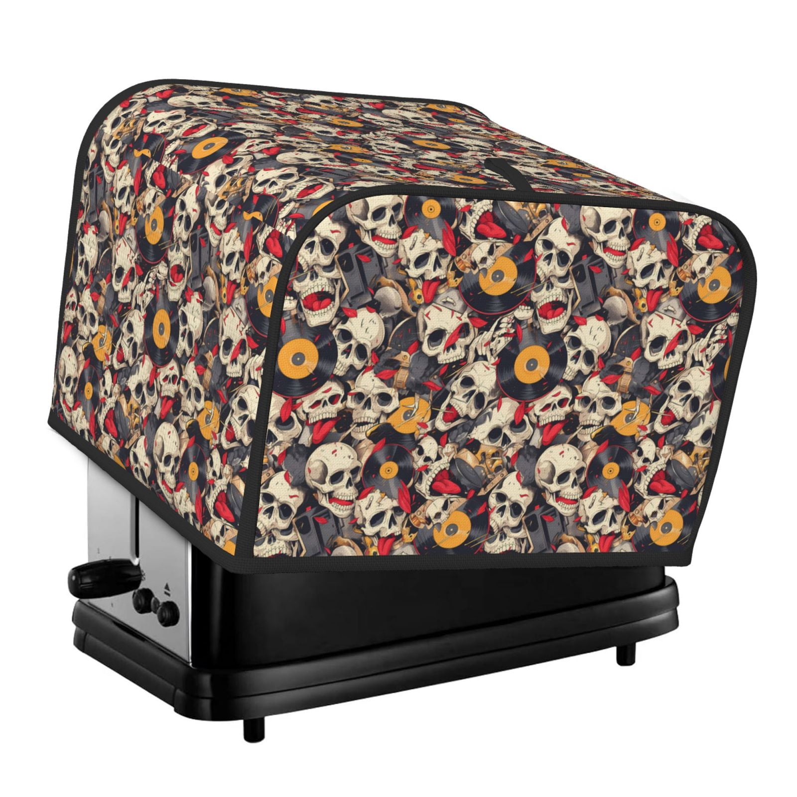 Gaeub rock Skull record artist Print 4 Slice Toaster Cover,Bread ...