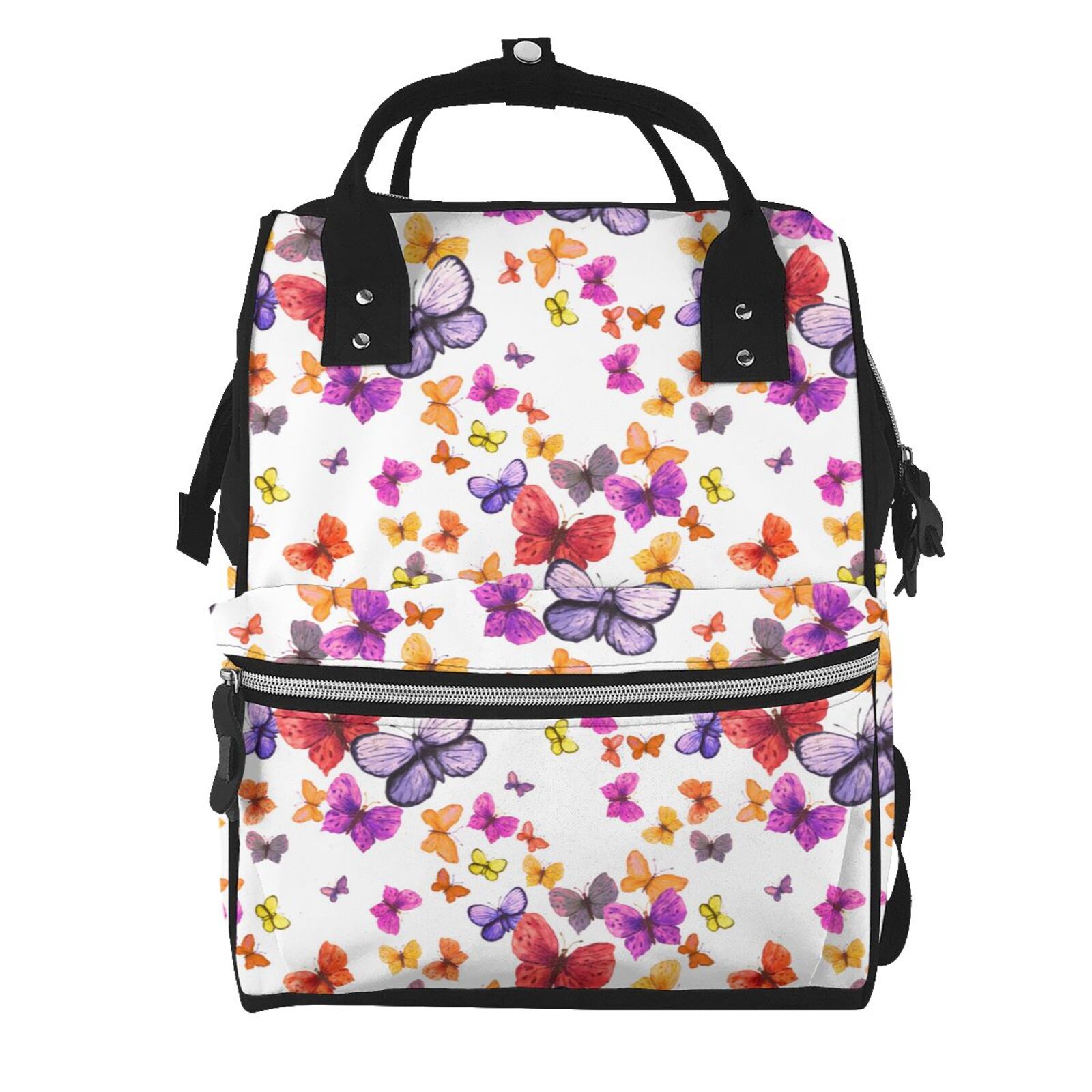 Gaeub watercolor butterflies Print Mummy Diaper Bag Backpack,Durable ...