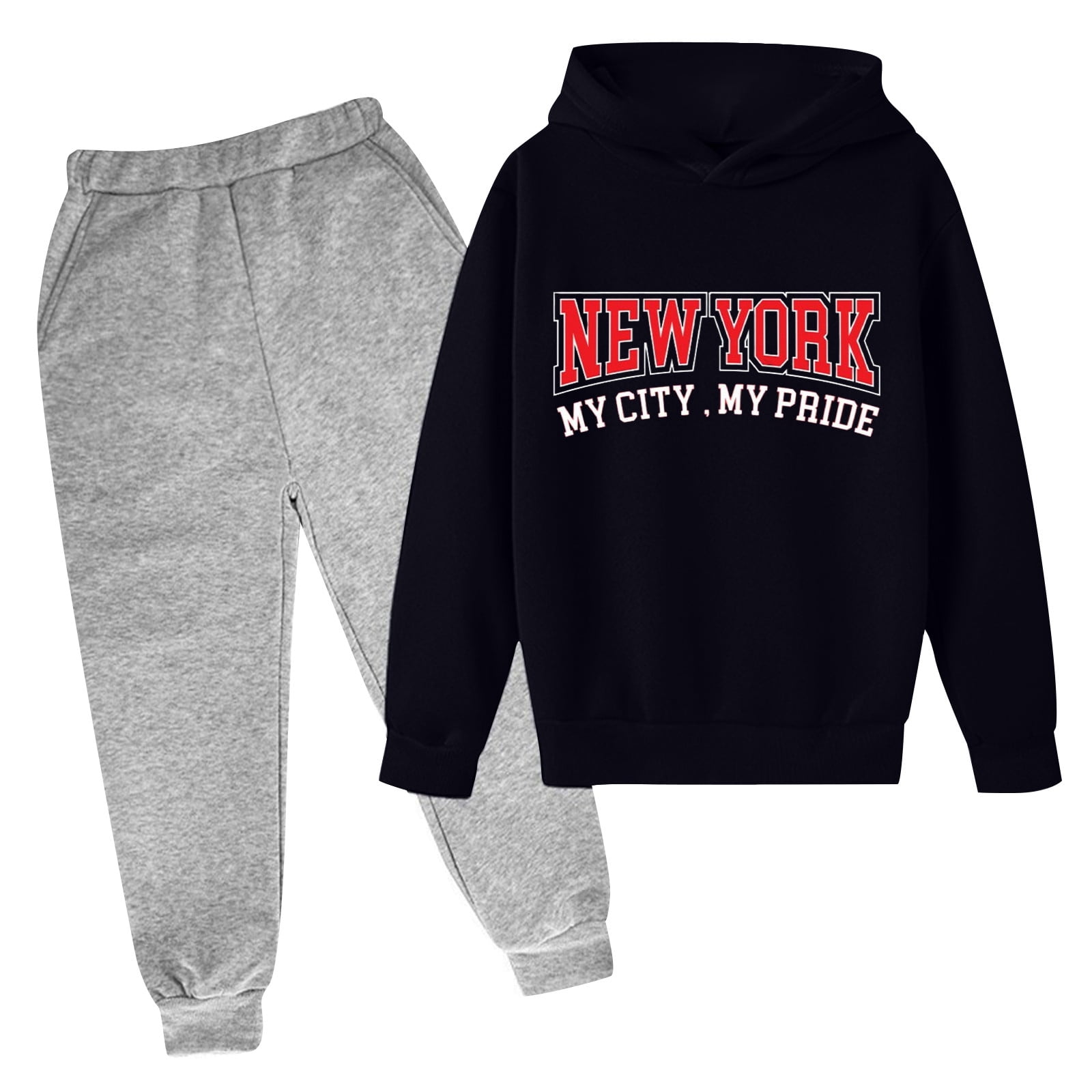Gaexia Boys Sweatsuit Set Sweat Suits for Boys Sweatpants Hoodie Set ...