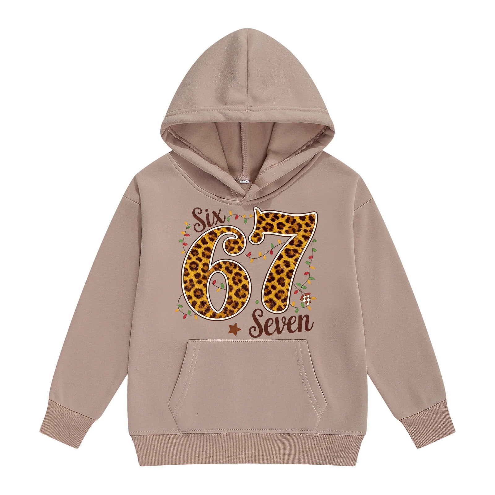 Gaexia Cute Girls 67 Graphic Sweatshirt Christian Hoodies For Kids ...