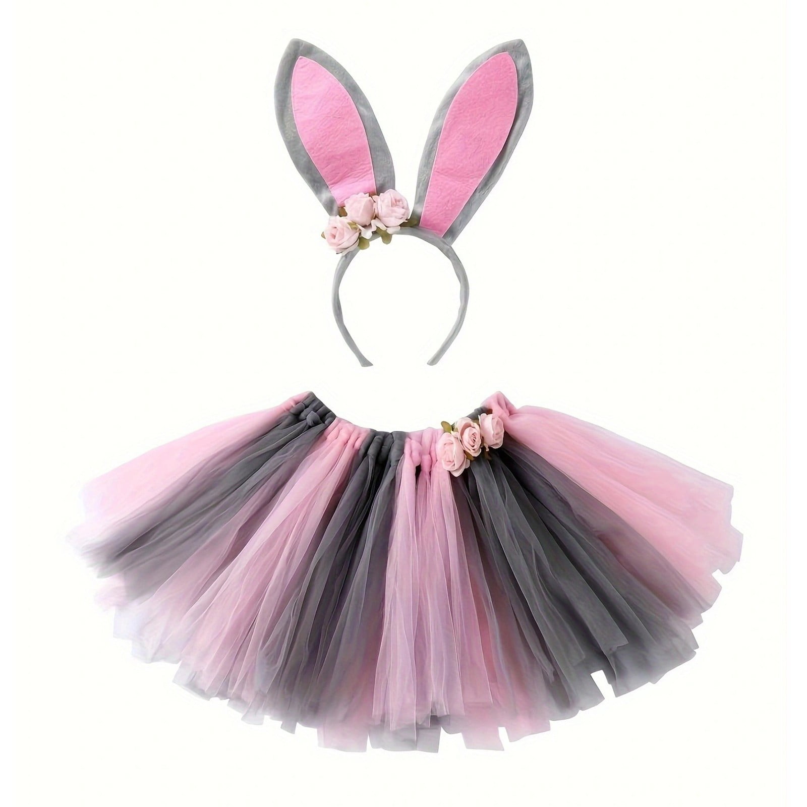 Gaexia Easter Bunny Party Dress For Girls Festive Holiday Play Skirt ...