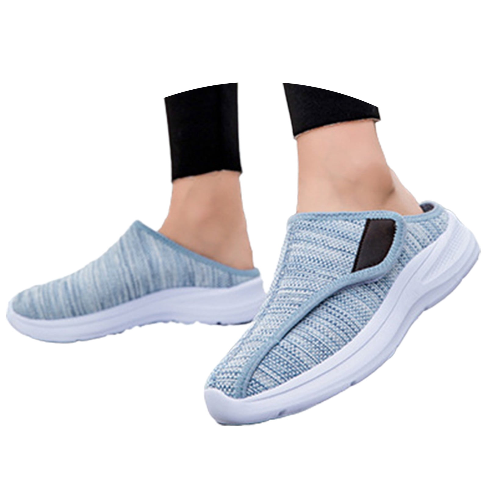 Gaexia Fuzzy Slippers Women,Warm Lined On Shoes for and Fabric Indoor ...