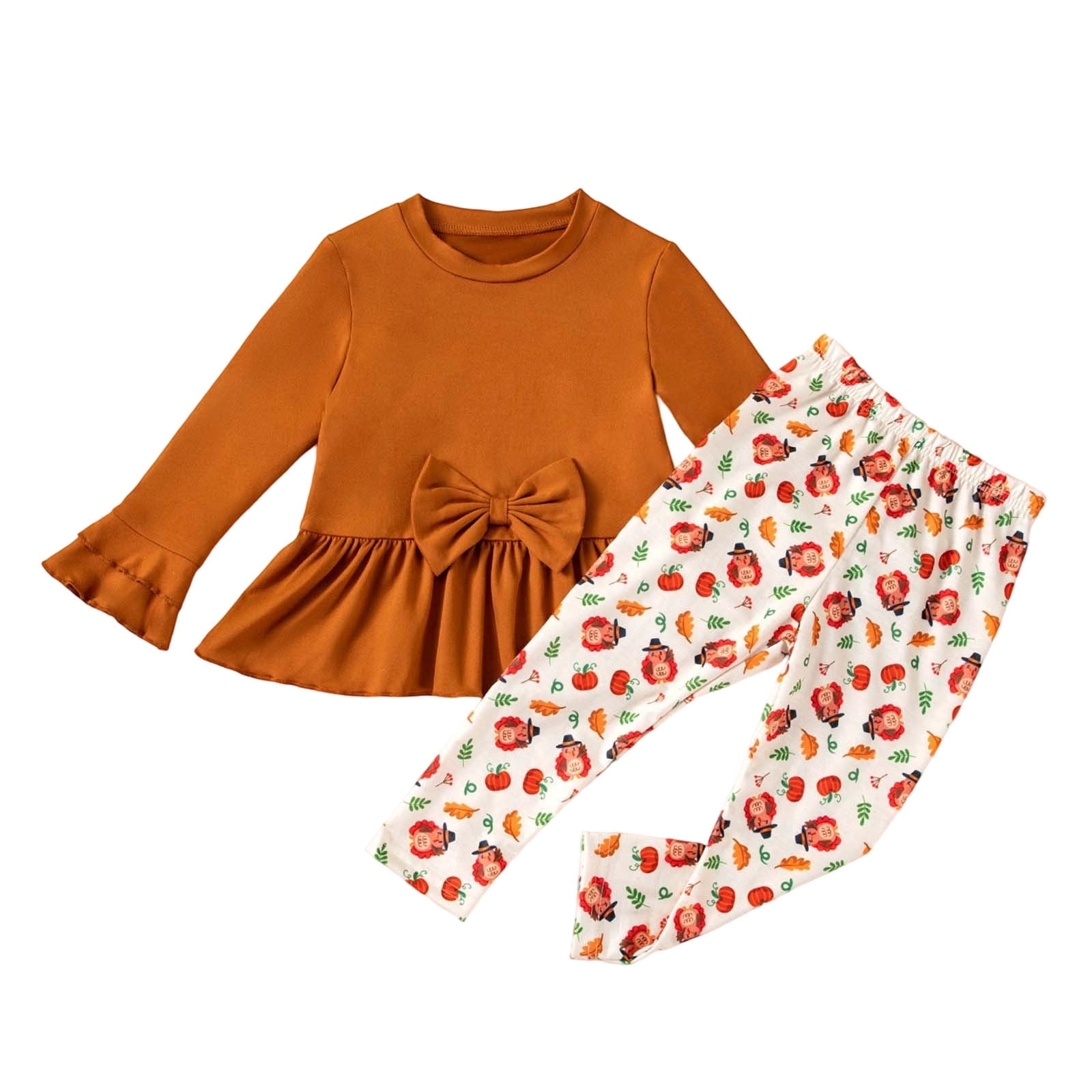 Gaexia Girls Clothes Size 6/7 Outfits Fall ,Thanksgiving Baby Girl ...