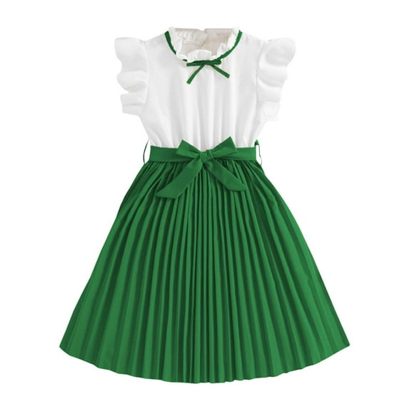 Gaexia Girls Dresses ,Girls Summer Dress With Ruffled Sleeves Color ...