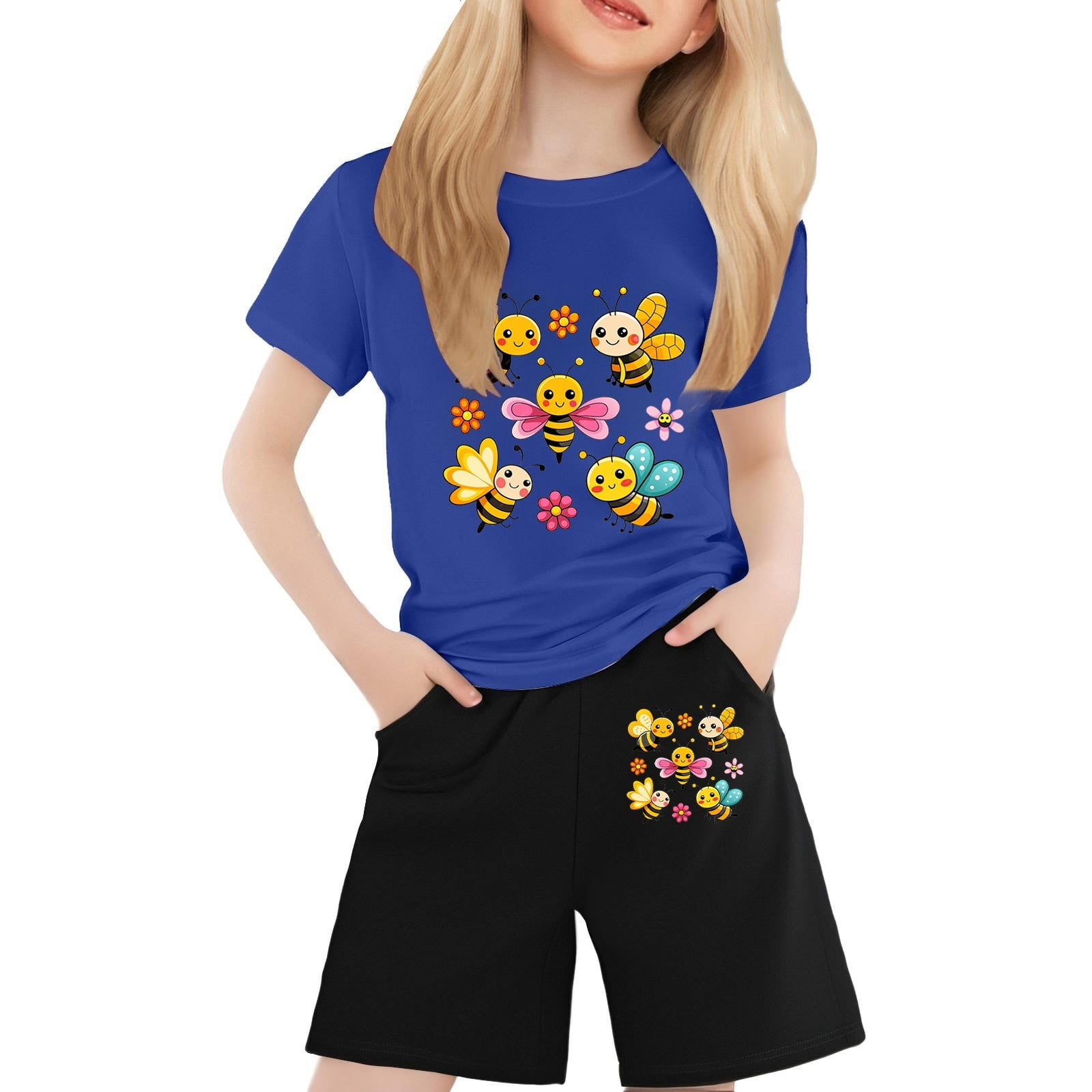 Gaexia Girls Summer Outfits Size 14-16 Ruffles Short Sleeve Clothes ...