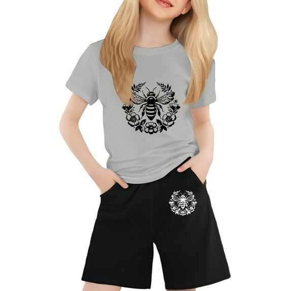 Gaexia Girls Summer Outfits Size 14-16 Solid Color Shorts Outfits ...