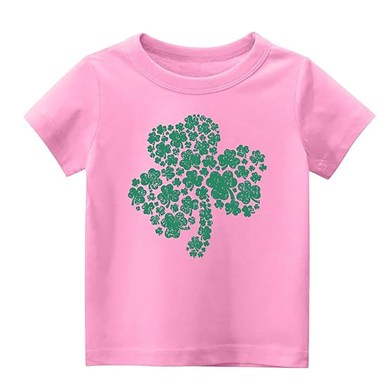 Gaexia Kids St. Patrick's Day Shirts Irish Shamrock Short Sleeve Summer ...