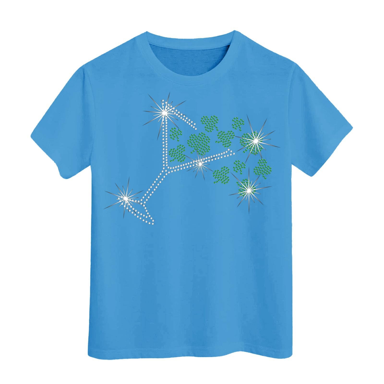 Gaexia St. Patrick's Day Shirts for Girl Boys Irish Shamrock Short ...