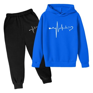 Gaexia Back To School Fashion Boys Tracksuit Size 6 Hooded Long Sleeve ...