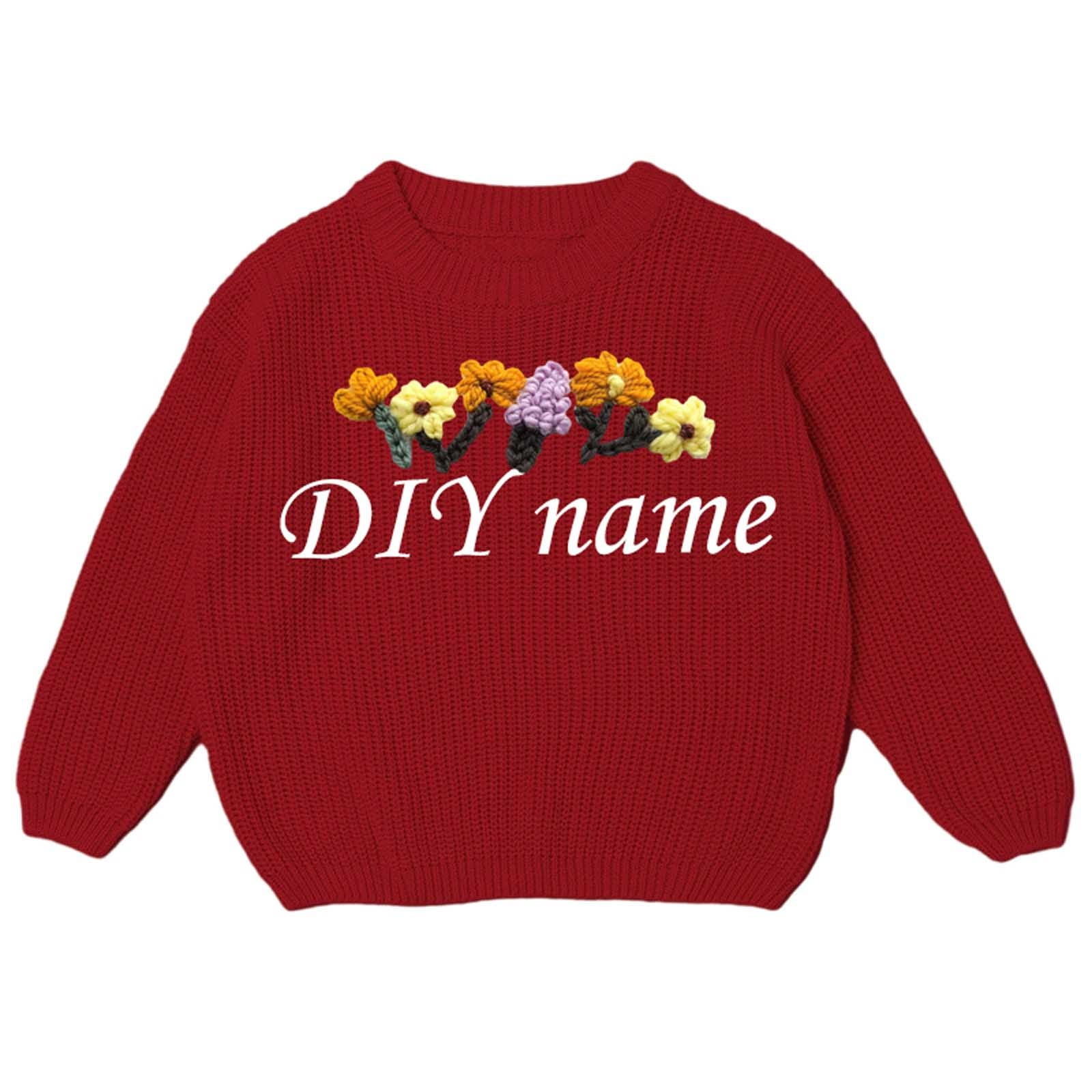 Gaexia Sweaters for Girls,Cute Sweaters for Girls 10-12,Children's Diy ...
