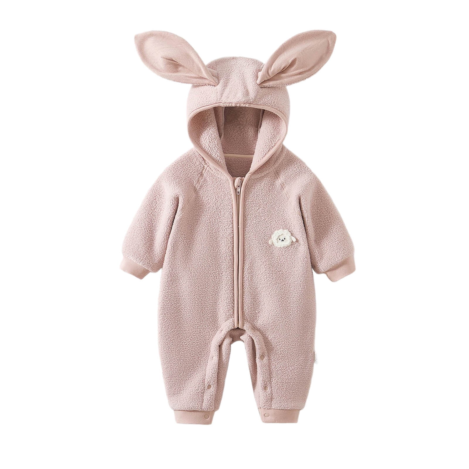 Gaexia Toddler Boy Bodysuit 12-18 Months ,Cozy Hooded Jumpsuit For Boys ...