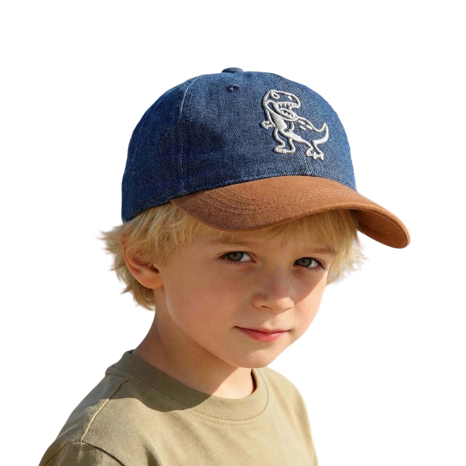 Gaexia Washed Kids Baseball Cap Cartoon Adjustable Hat For Boys Girls ...