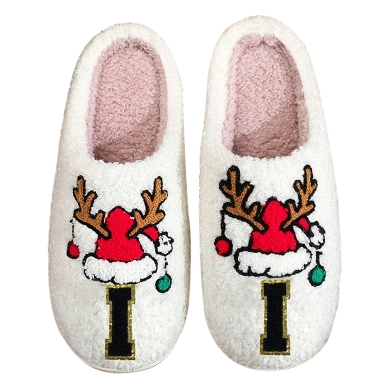 Gaexia Womens Slippers Memory Foam,Letter Slippers Cozy Shoes Winter ...